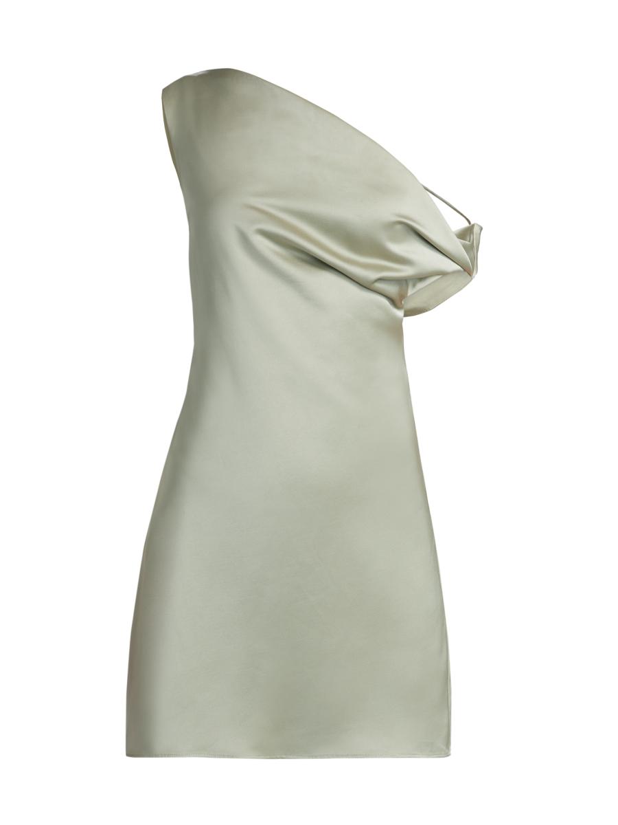 Significant Other Becca Satin One-Shoulder Minidress | Saks Fifth Avenue