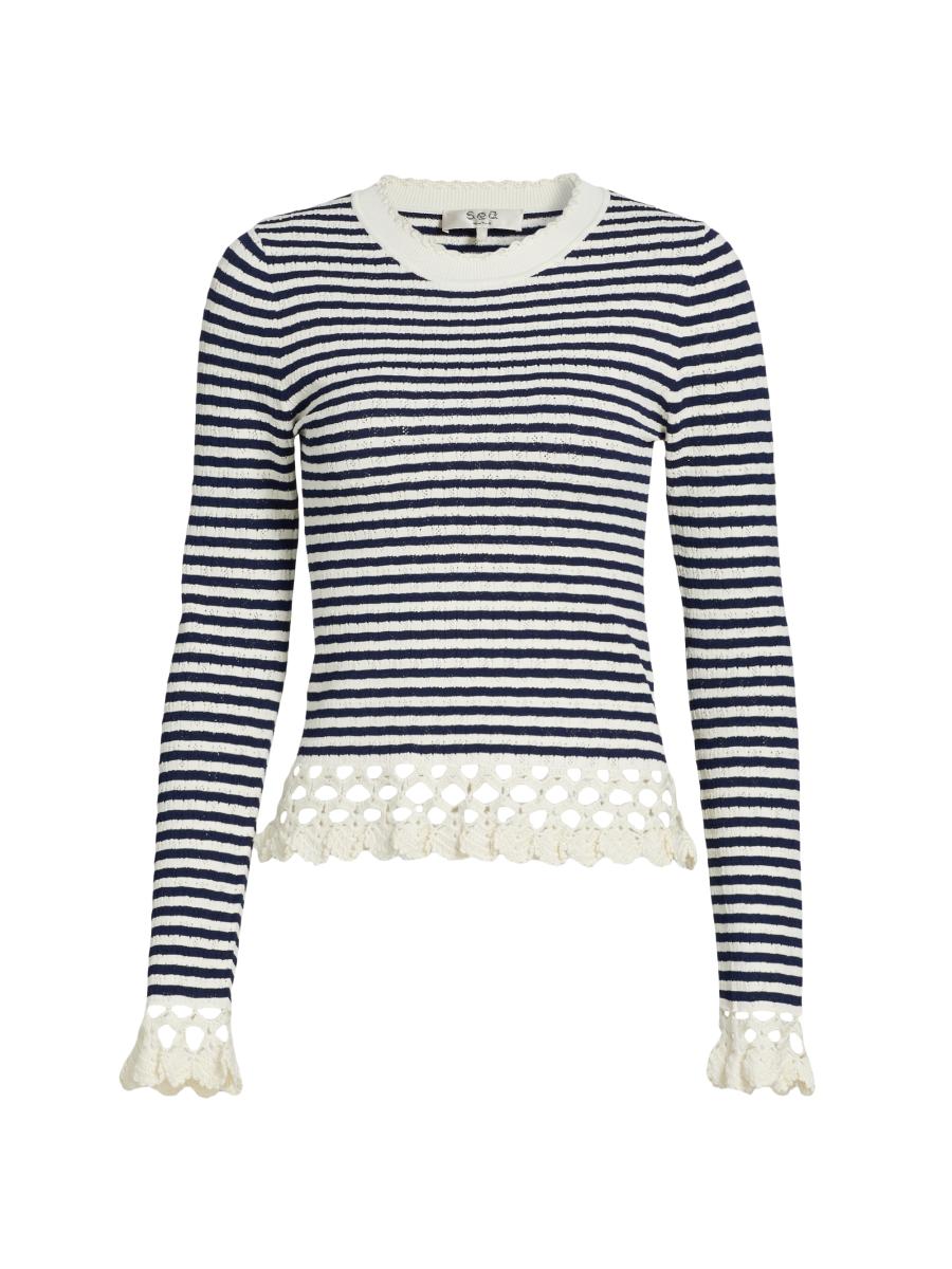 Sea Addy Striped Knit Top | Saks Fifth Avenue