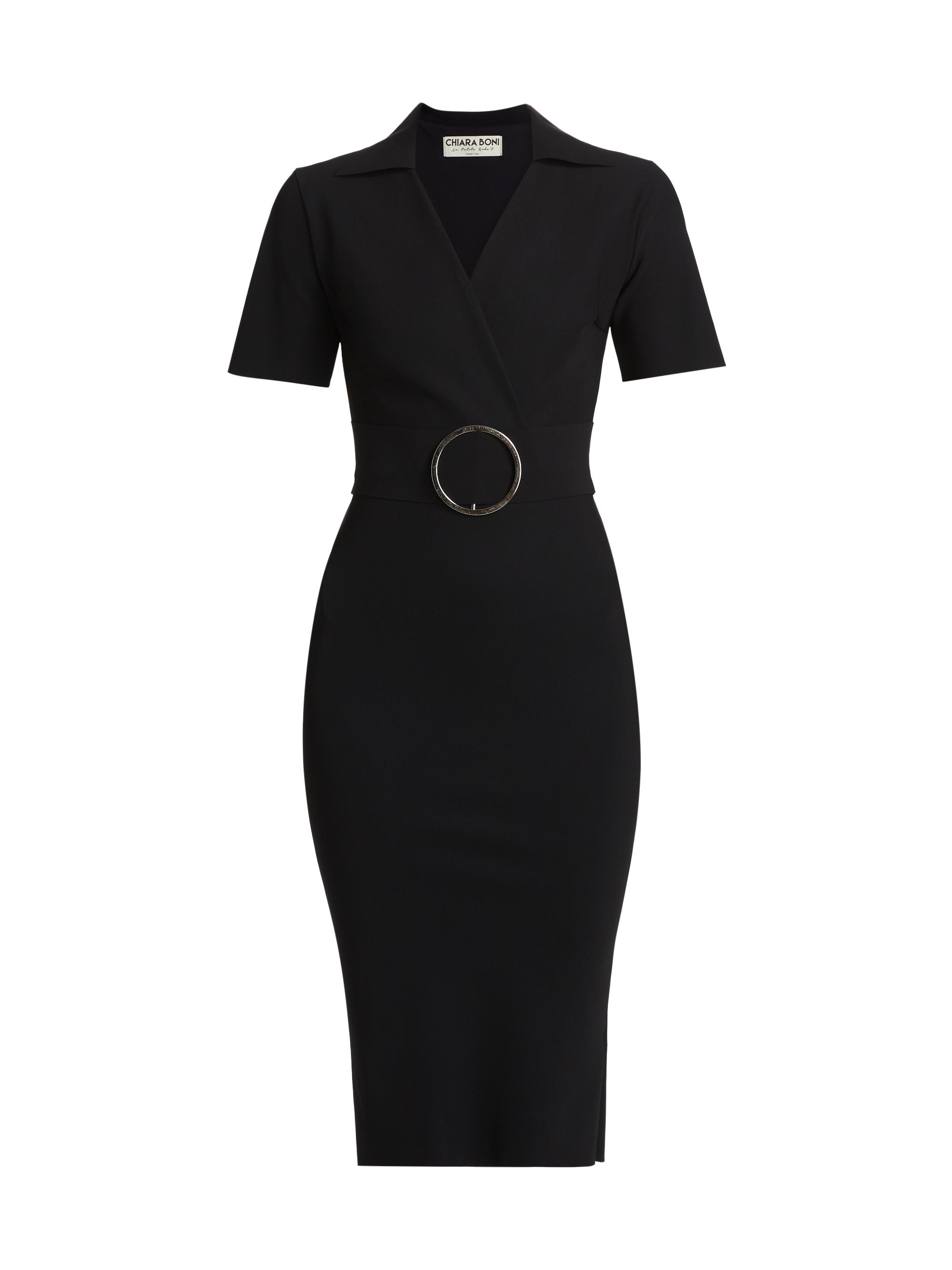 Shop Chiara Boni La Petite Robe Shihi Belted Cocktail Dress | Saks ...