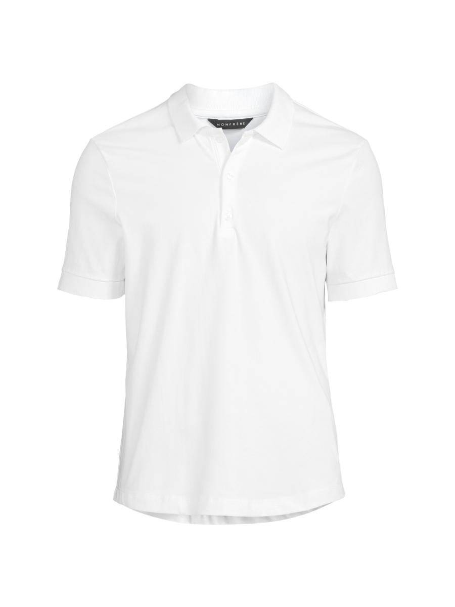 Monfrère Pierce Stretch Cotton Slim-Fit Polo Shirt | Saks Fifth Avenue