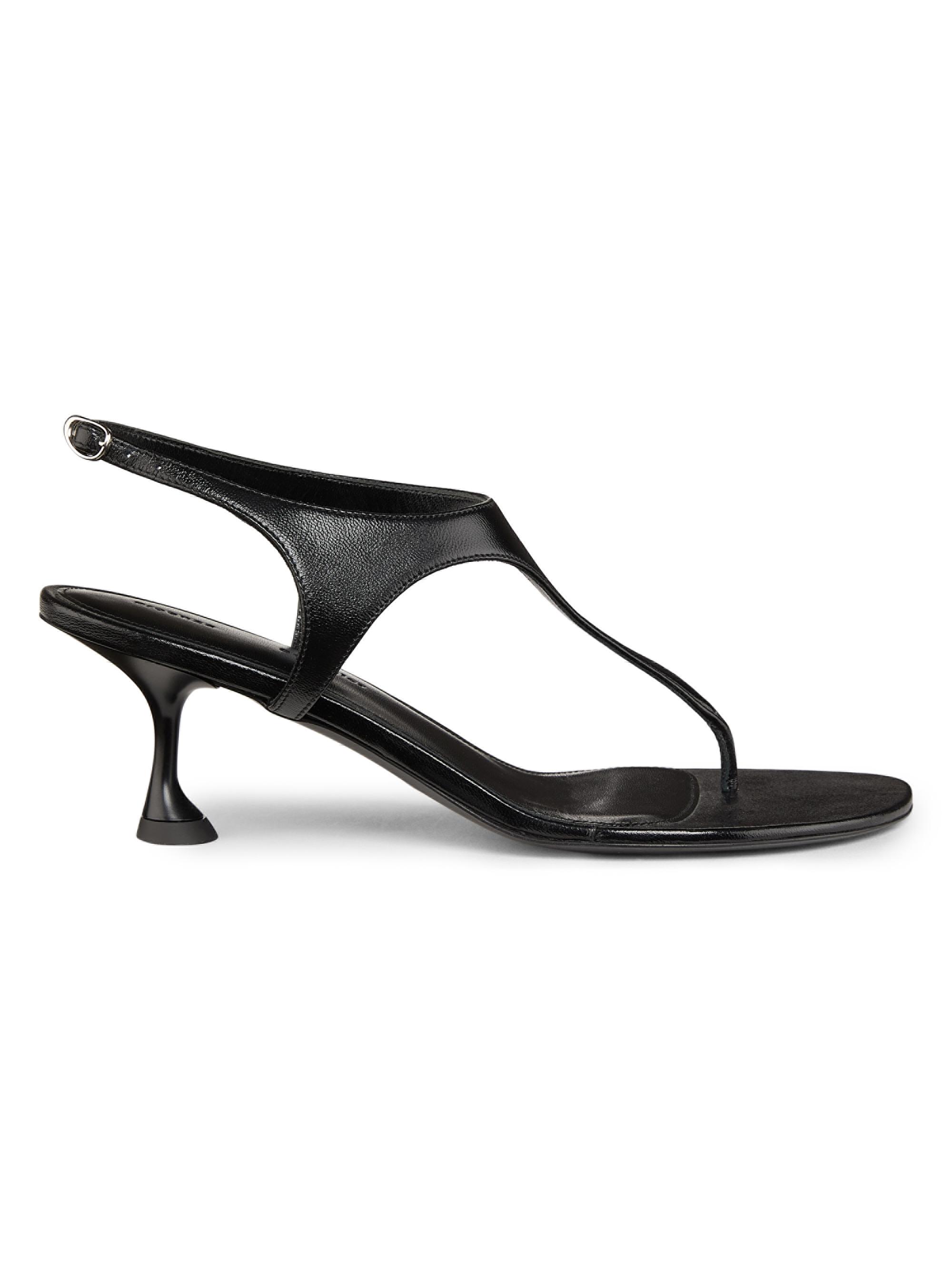 Proenza Schouler Tee 60MM Leather T-Strap Sandals | Saks Fifth Avenue