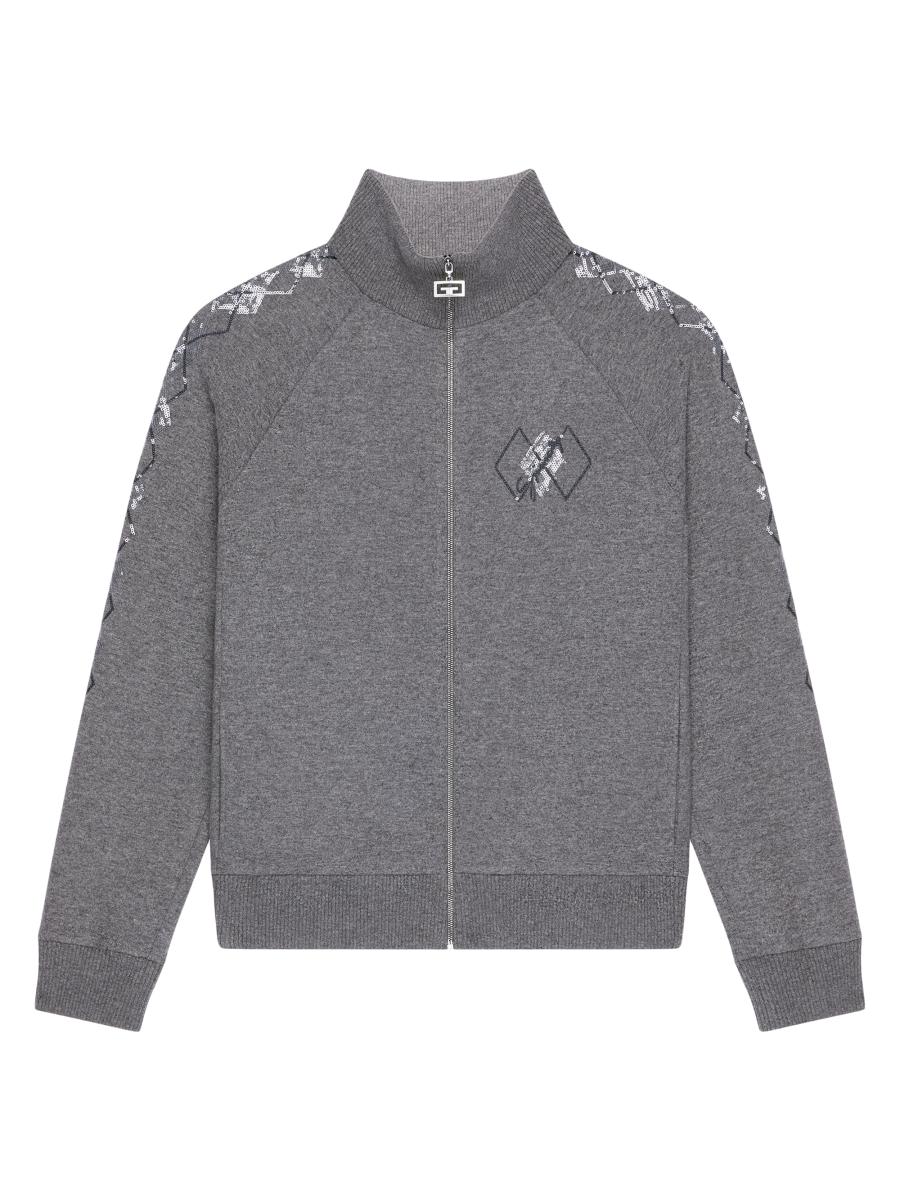 Shop Givenchy Tracksuit Jacket in Fleece and Sequins | Saks Fifth Avenue