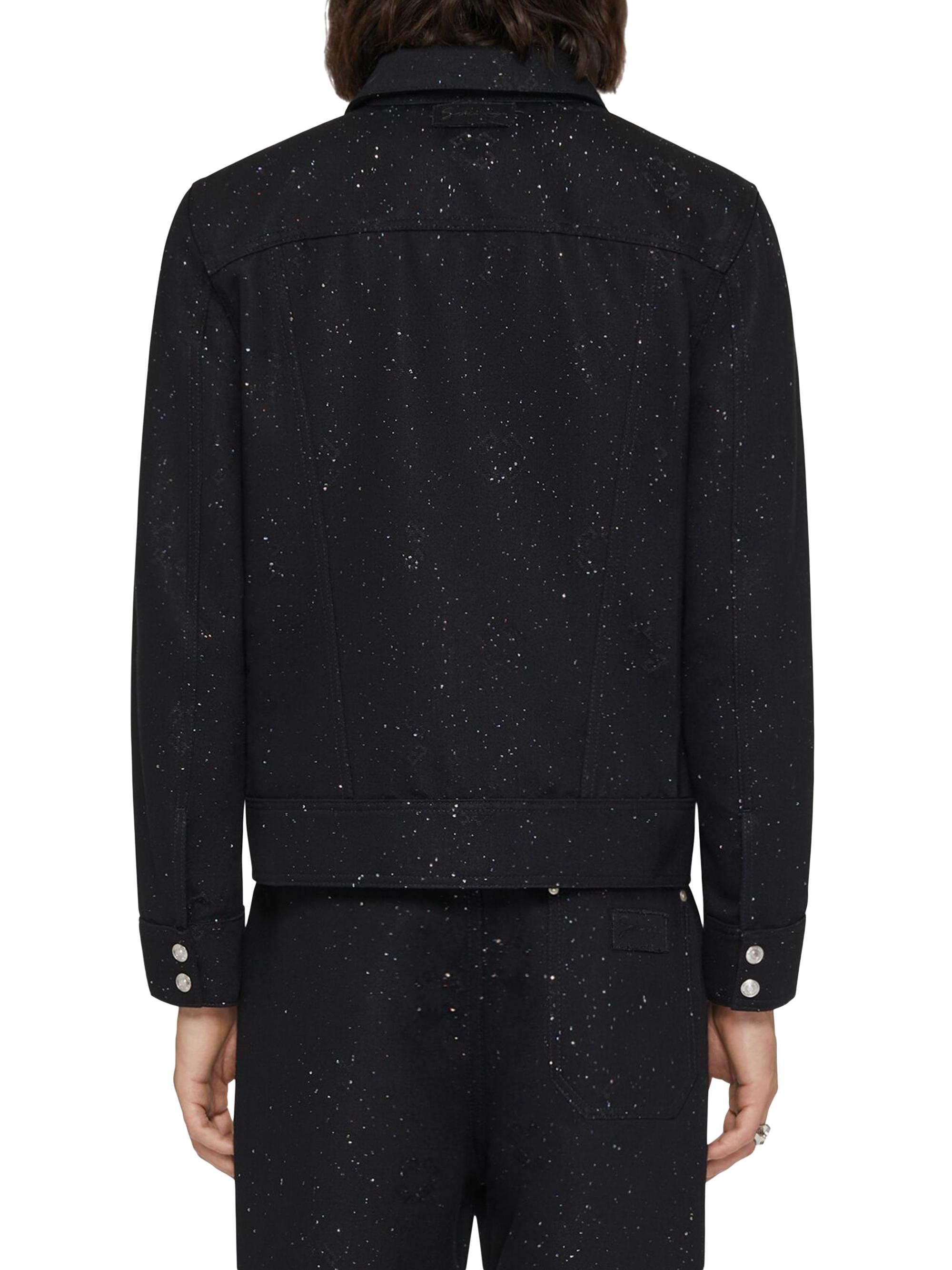 Givenchy Jacket in Monogram 72 Denim with Sequins | Saks Fifth Avenue