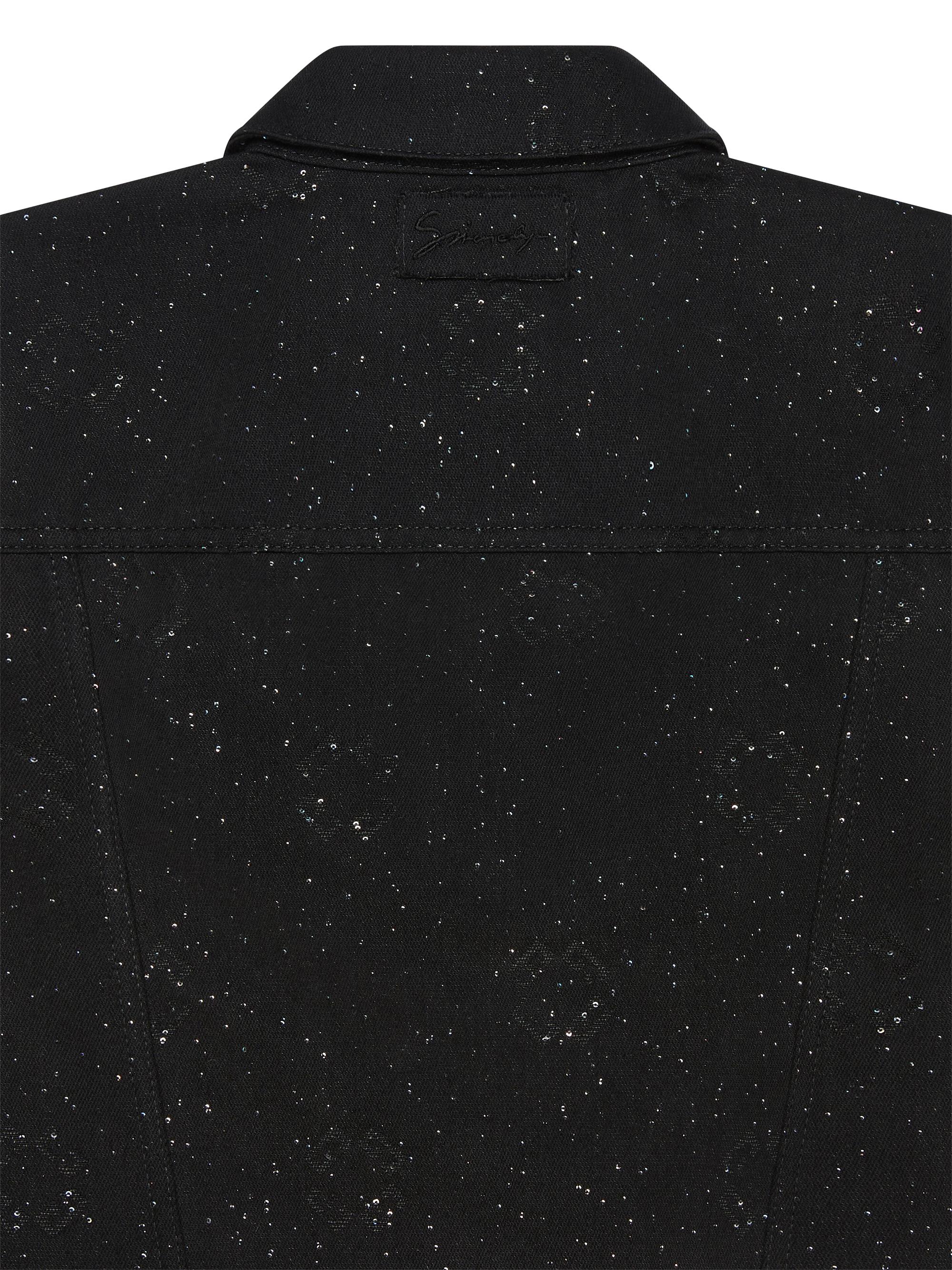 Givenchy Jacket in Monogram 72 Denim with Sequins | Saks Fifth Avenue