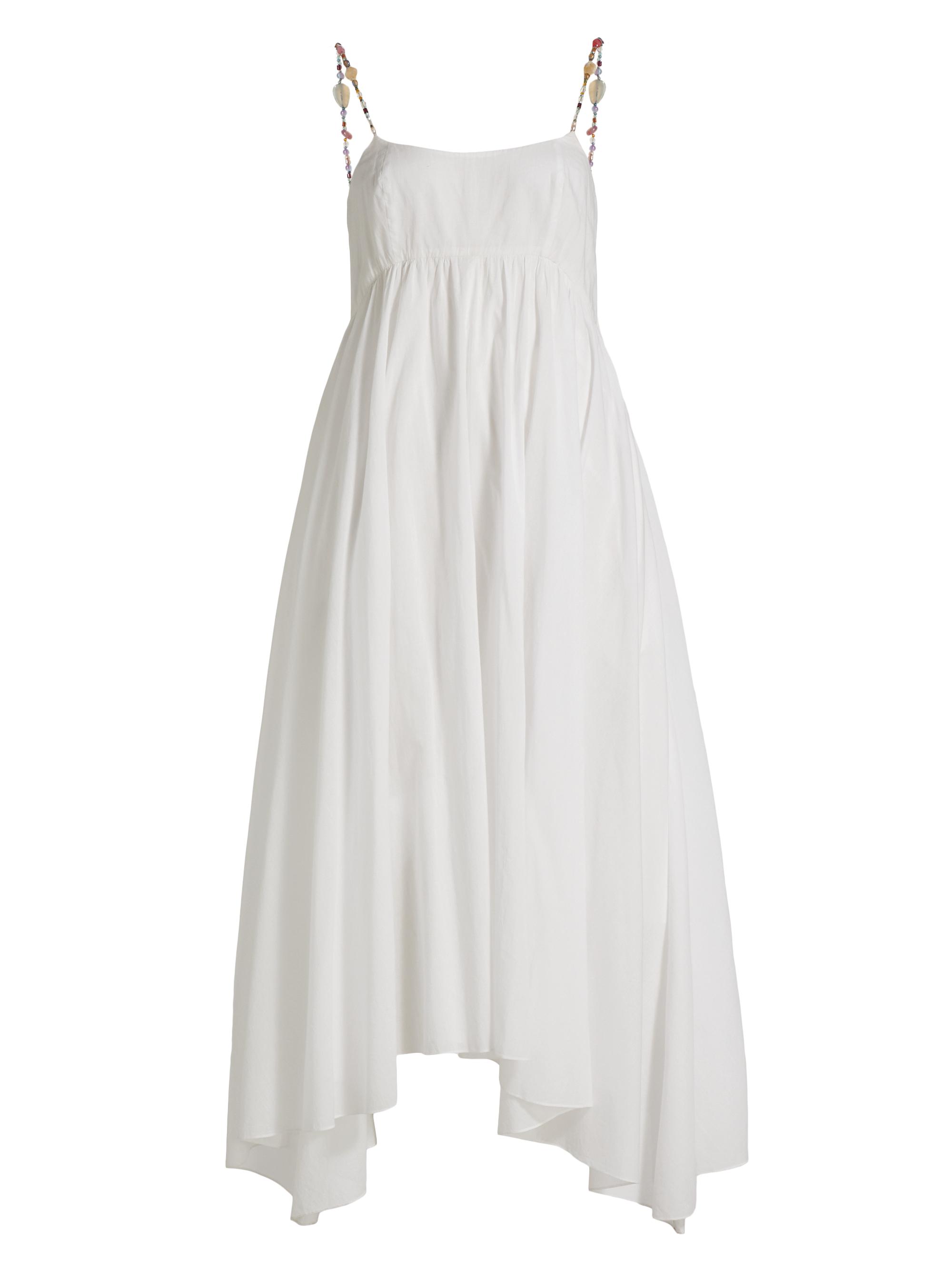Azeeza Rachel Cotton Voile Fit & Flare Midi-Dress | Saks Fifth Avenue