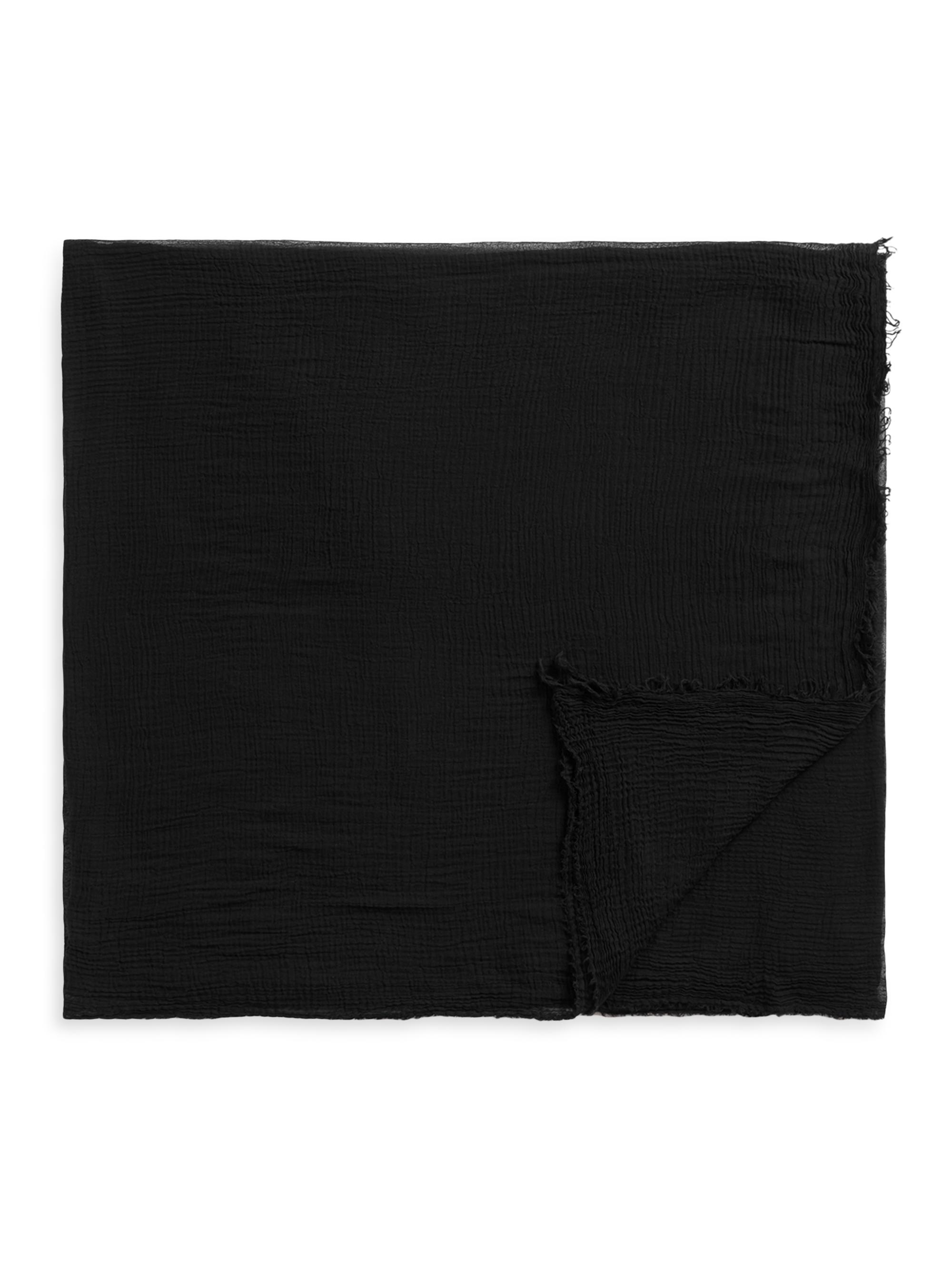 Toteme Crinkled Cotton Wrap Scarf | Saks Fifth Avenue