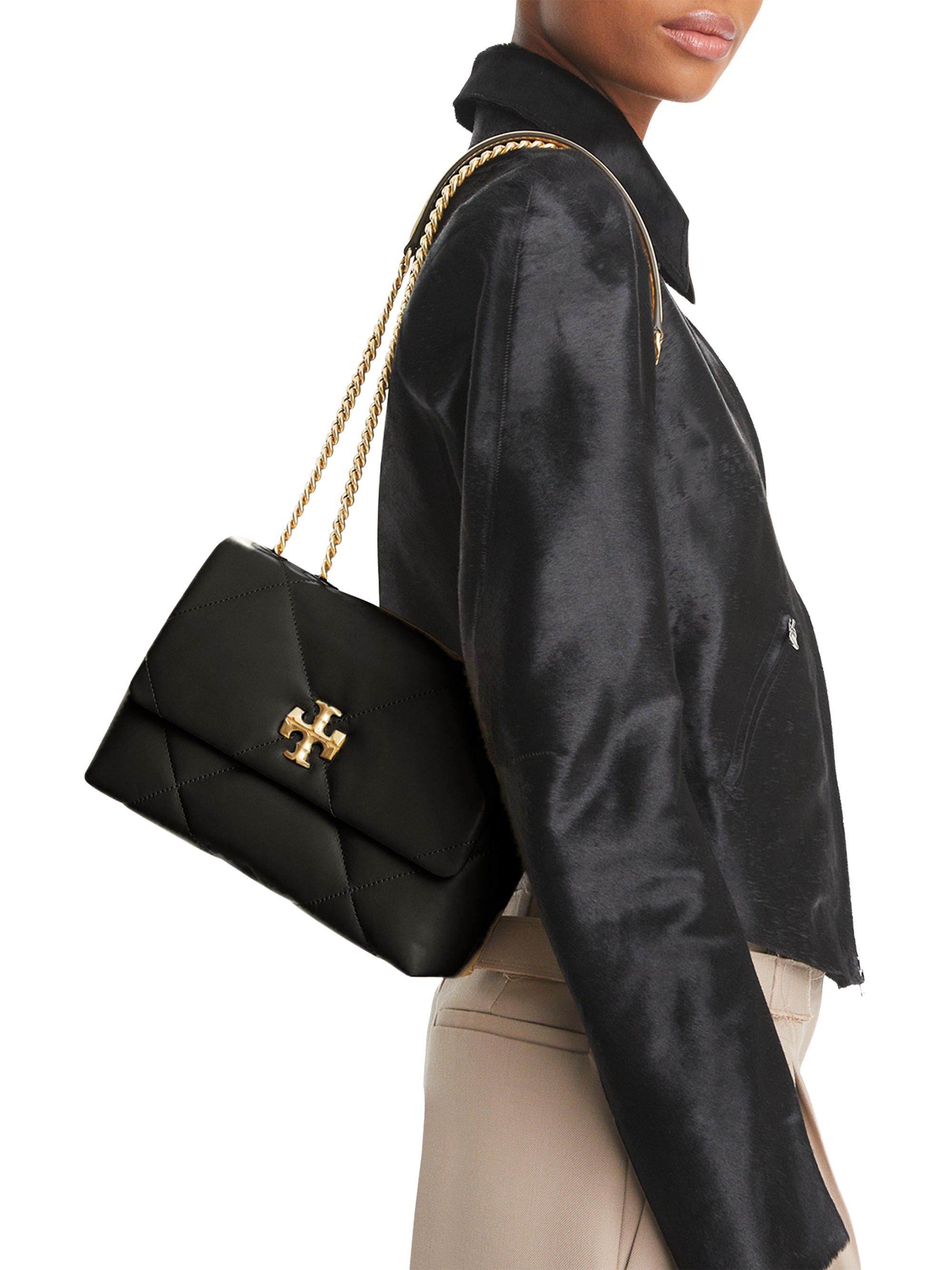 Tory Burch Small Kira Diamond Leather Shoulder Bag | Saks Fifth Avenue