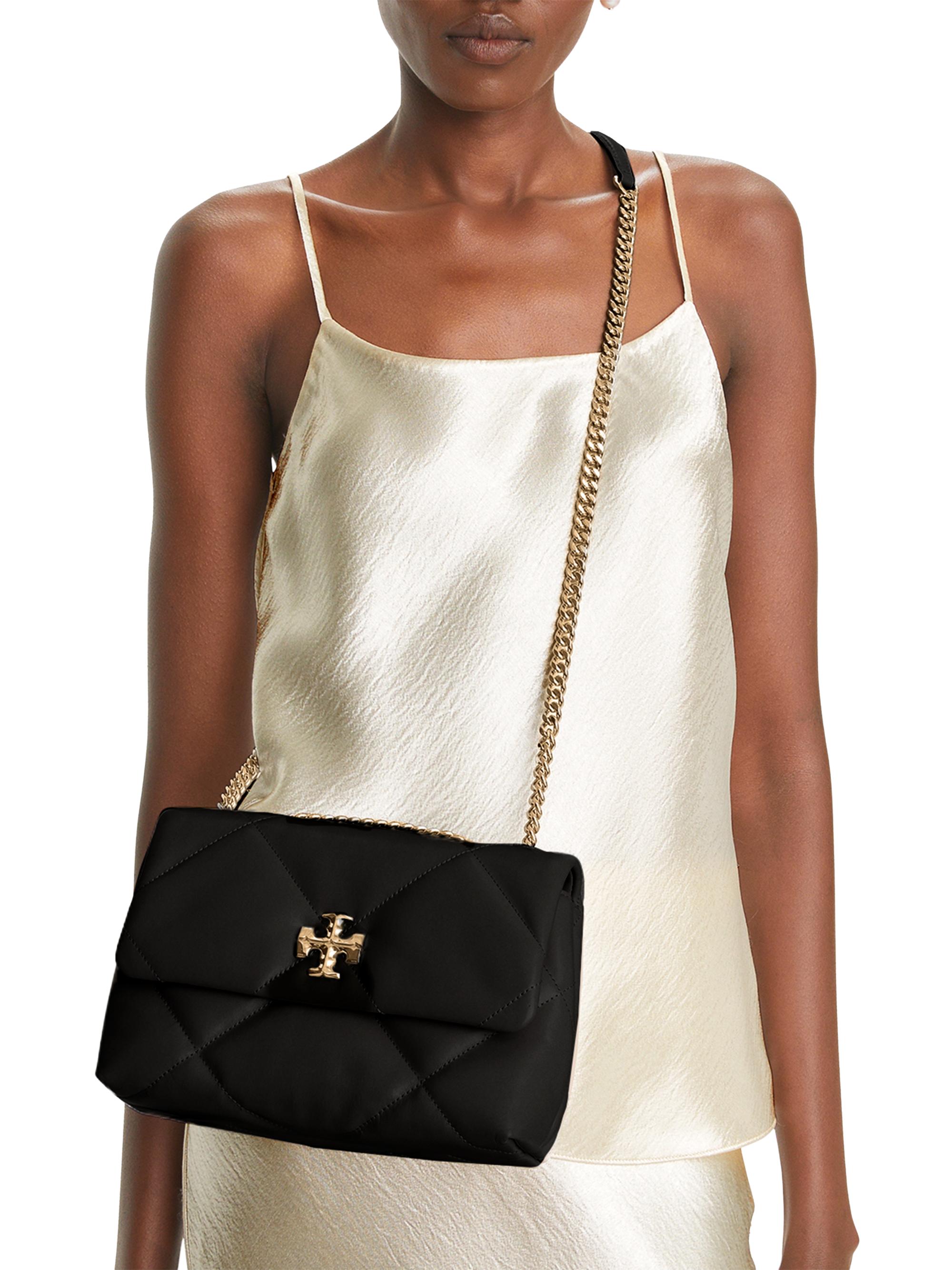 Tory Burch Small Kira Diamond Leather Shoulder Bag | Saks Fifth Avenue