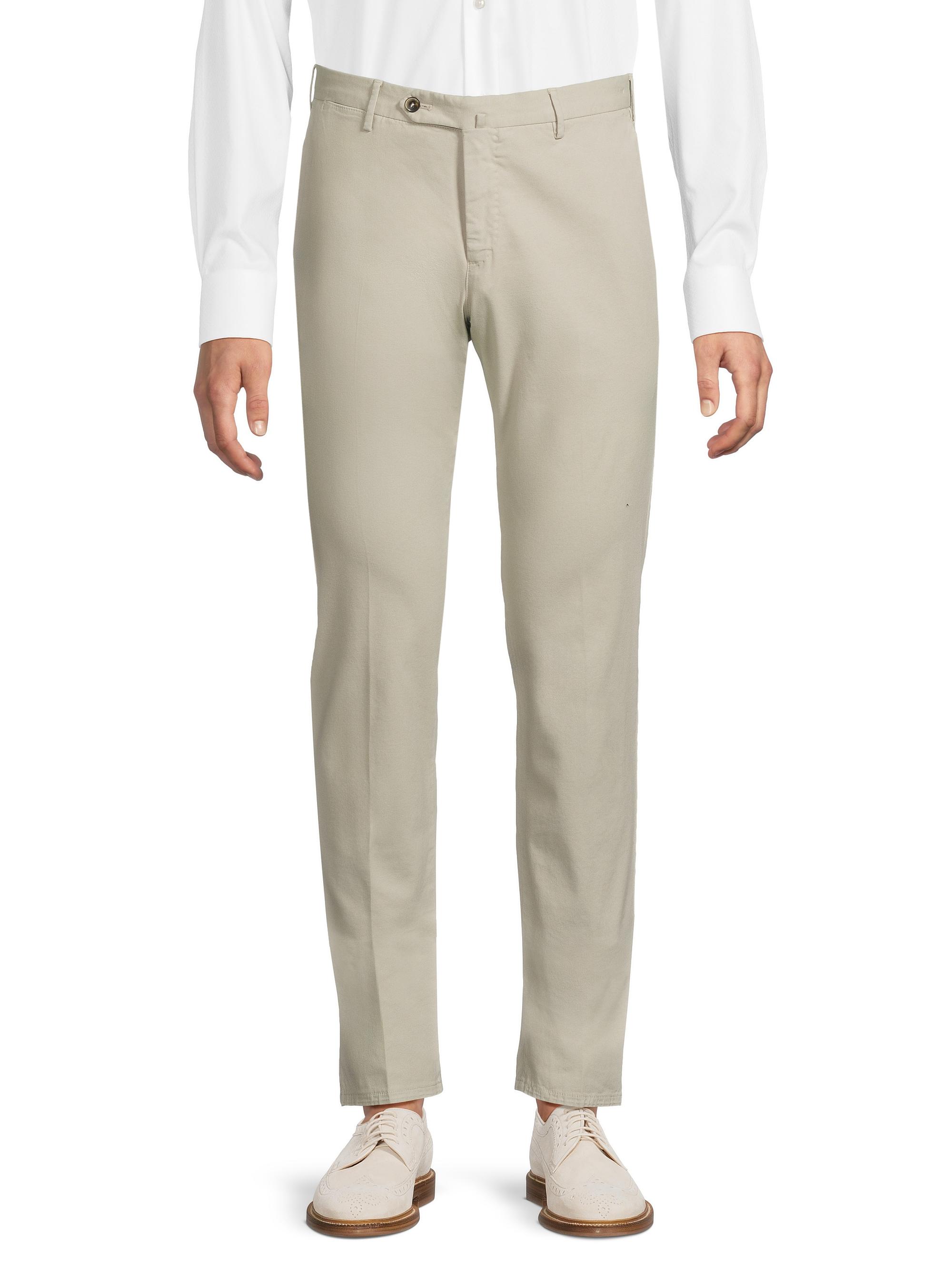PT Torino Soft Stretch Button-Tab Slim Pants | Saks Fifth Avenue