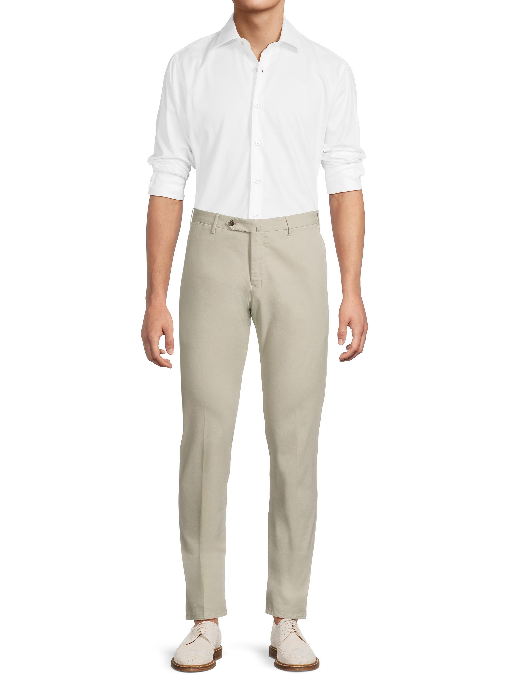 PT Torino Soft Stretch Button-Tab Slim Pants | Saks Fifth Avenue