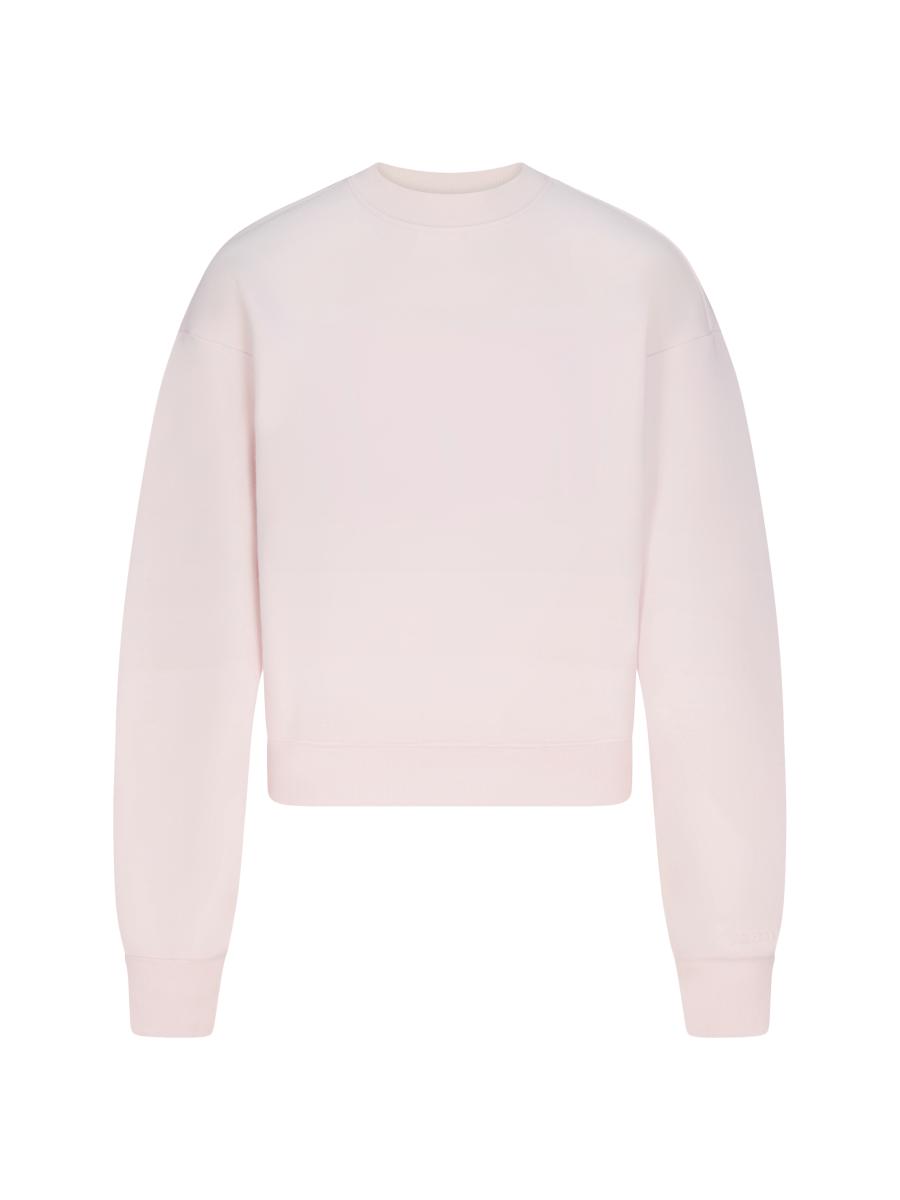 SKIMS Cotton Fleece Crewneck Sweatshirt | Saks Fifth Avenue