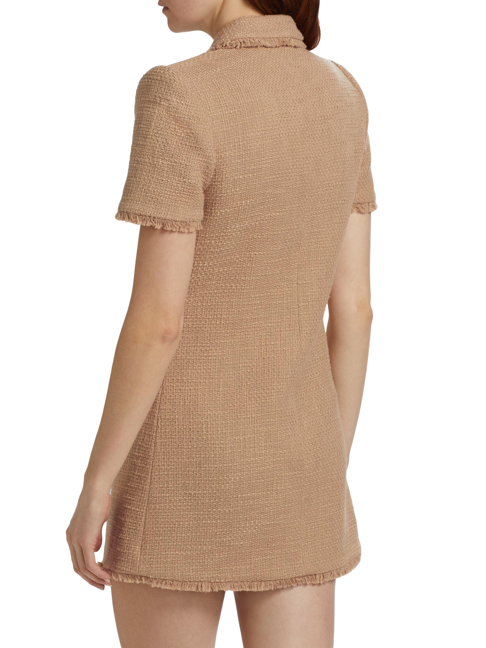 Cinq à Sept Pammy Cotton Tweed A-Line Minidress | Saks Fifth Avenue