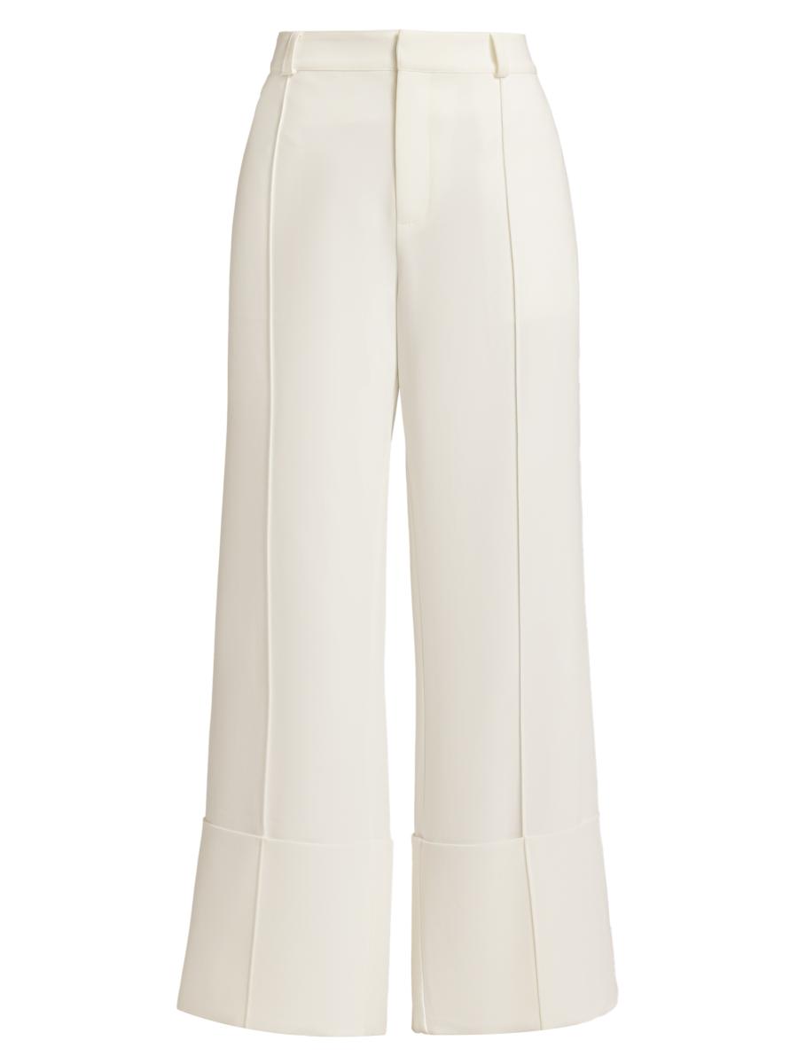 Cinq à Sept Alliston Crepe Wide-Leg Pants | Saks Fifth Avenue