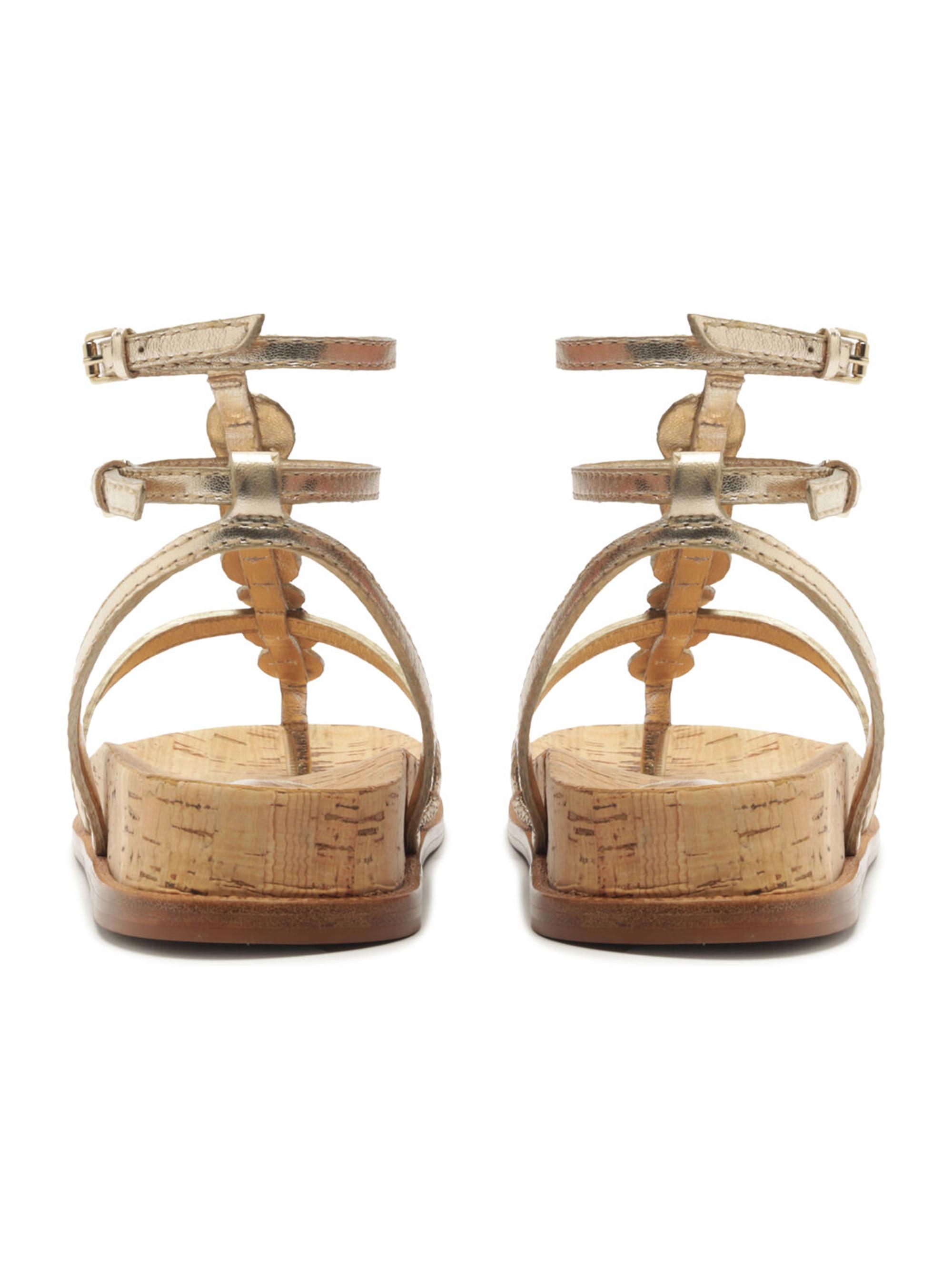 Shop Alexandre Birman Jade Metallic Leather Sandals | Saks Fifth Avenue