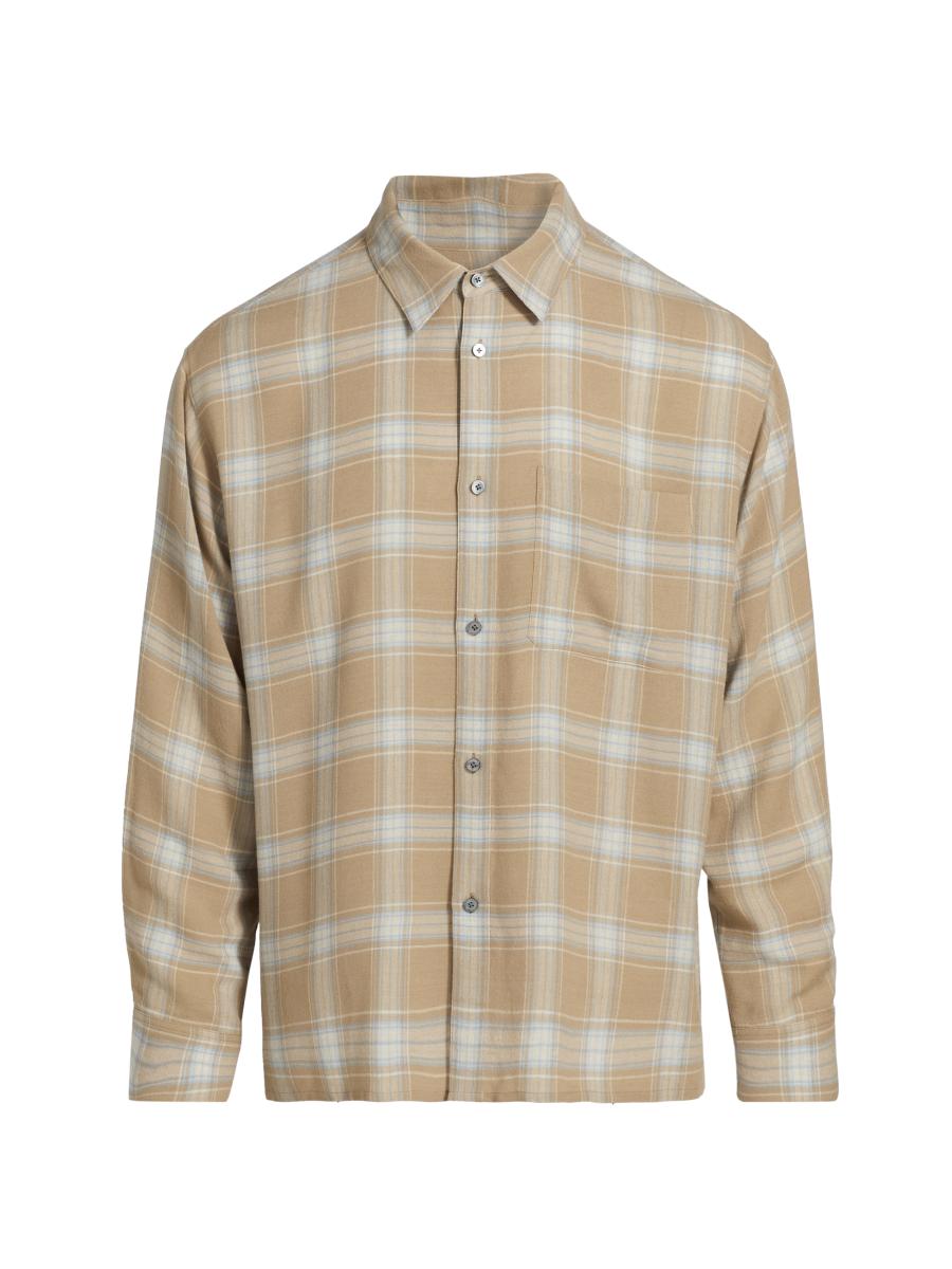 Frame Plaid Button-Front Shirt | Saks Fifth Avenue