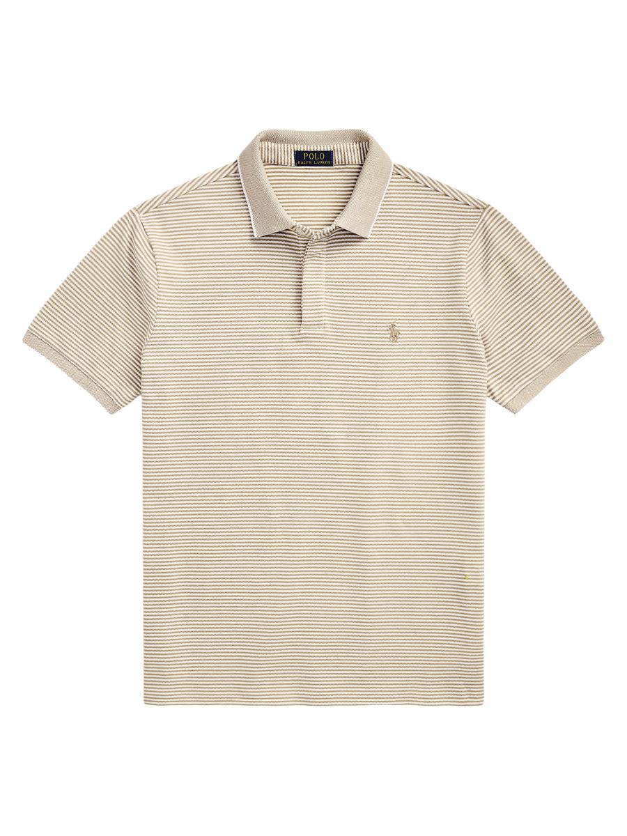 Shop Polo Ralph Lauren Custom-Slim-Fit Stretch Oxford Mesh Polo Shirt | Saks Fifth Avenue