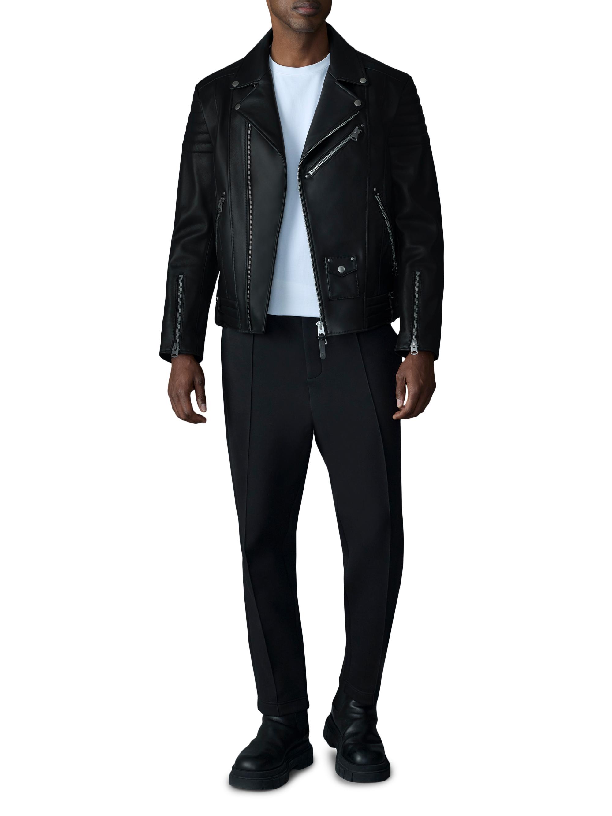 Mackage Kenneth Leather Perfecto Biker Jacket | Saks Fifth Avenue