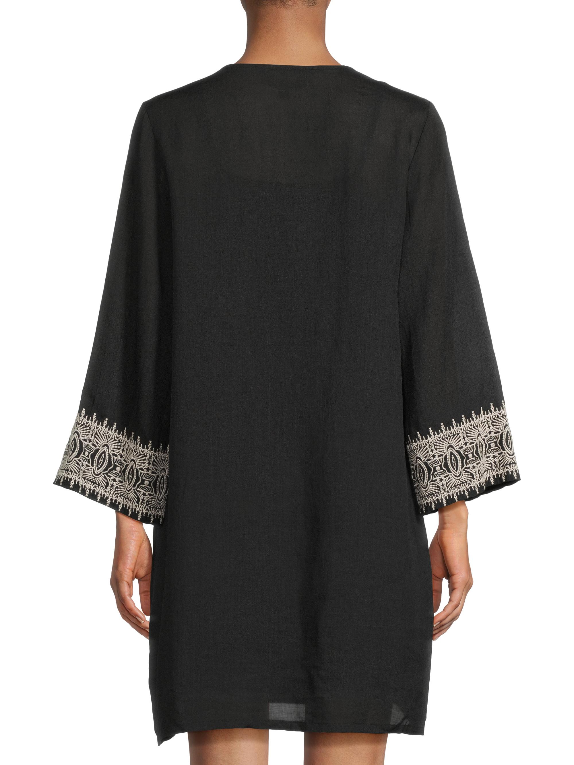 Johnny Was Roberta Floral-Embroidered Mini-Slipdress | Saks Fifth Avenue