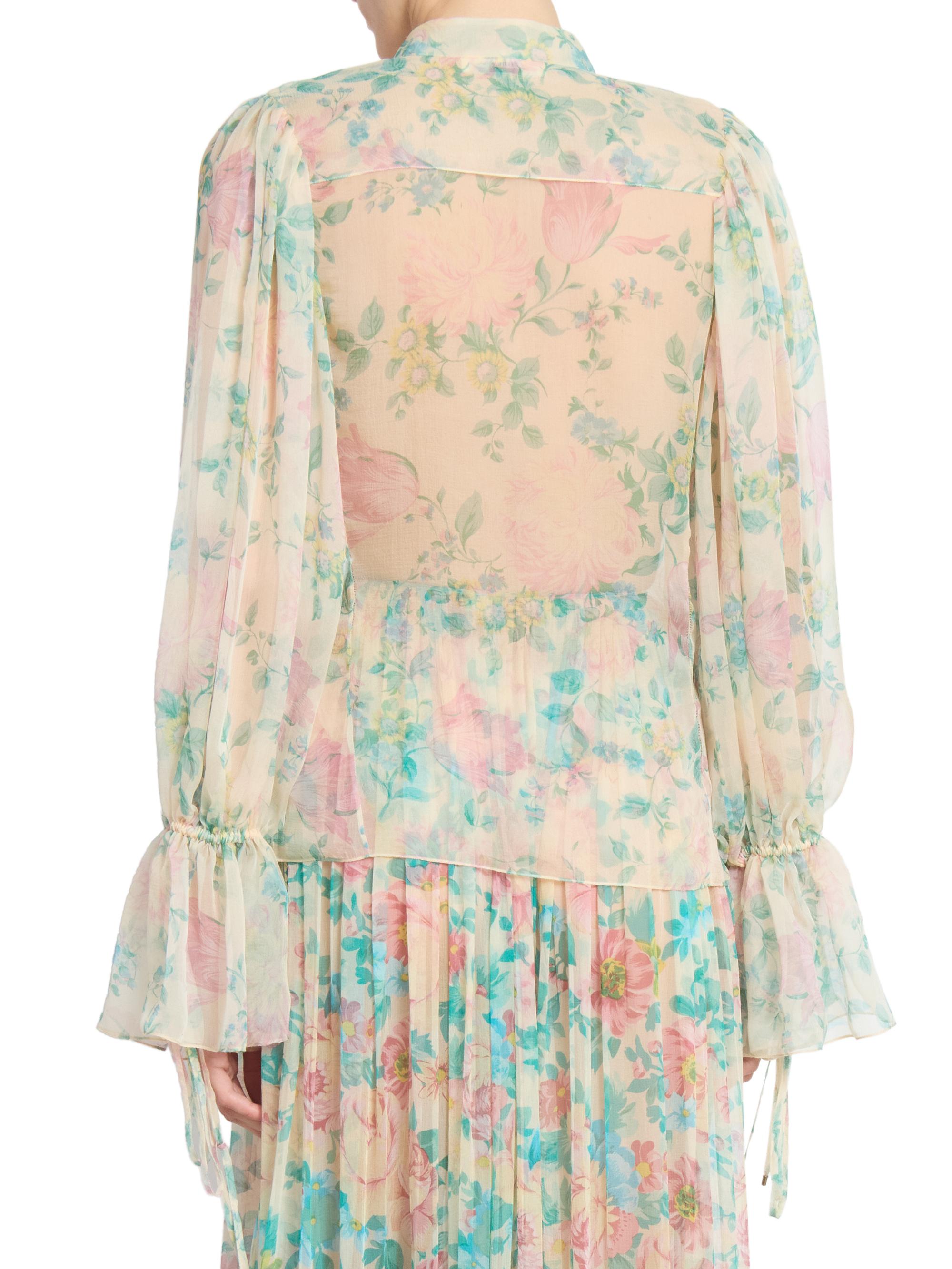 Shop Chloé Floral Silk Blouse | Saks Fifth Avenue