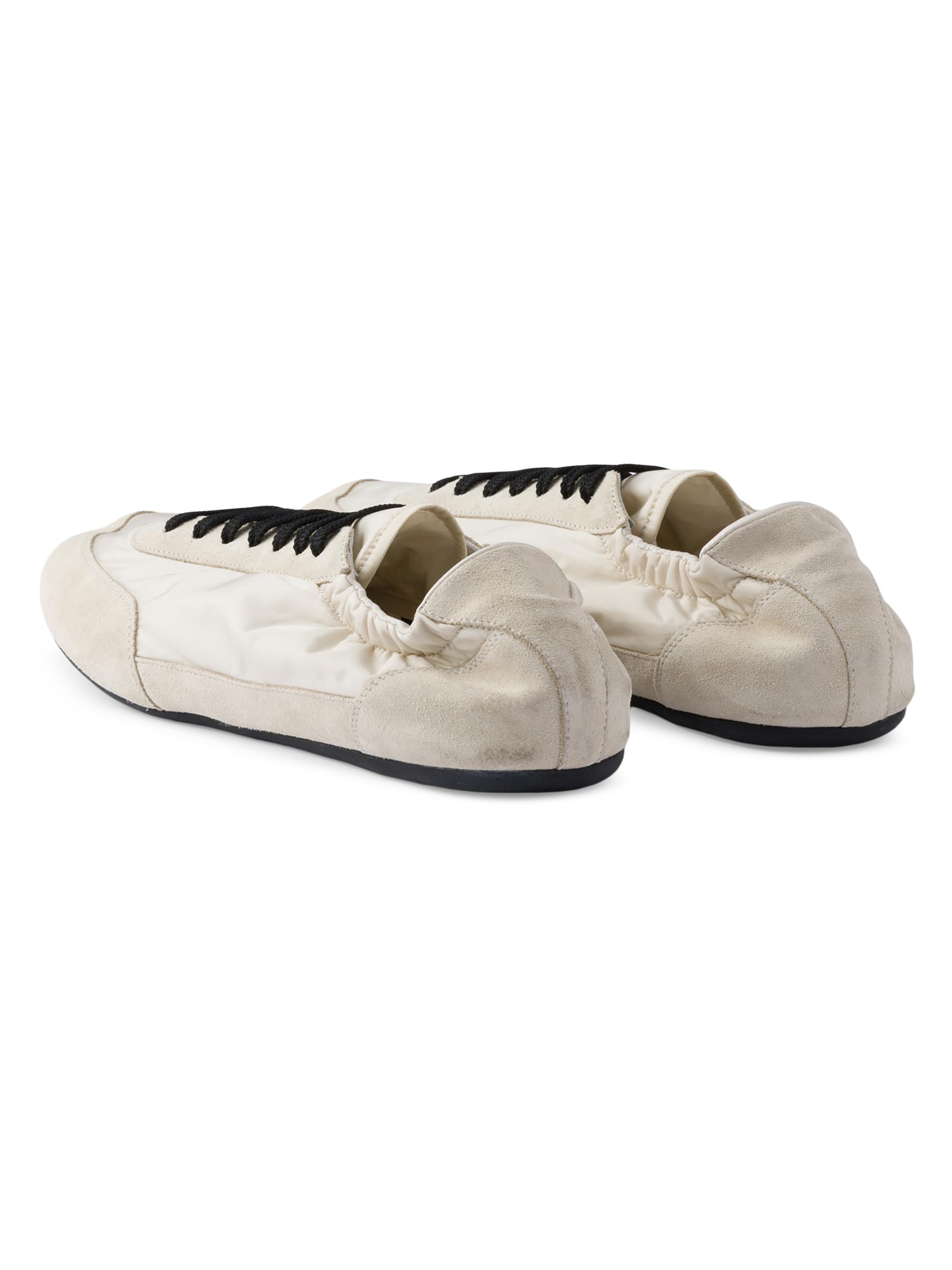 Prada Women's Collapse Re-Nylon and Suede Sneakers | Saks Fifth Avenue