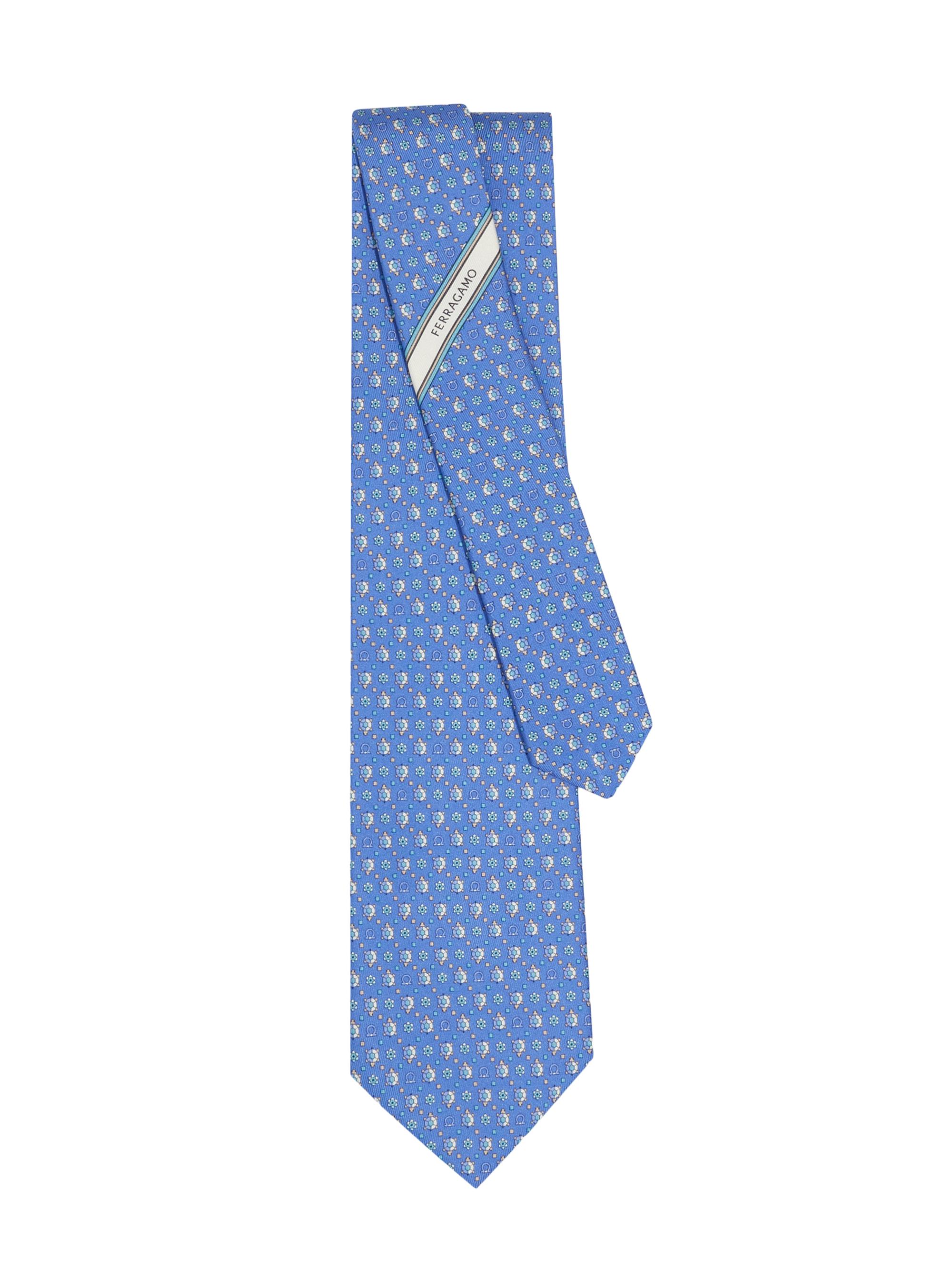 FERRAGAMO Nuga Silk Turtle Tie | Saks Fifth Avenue