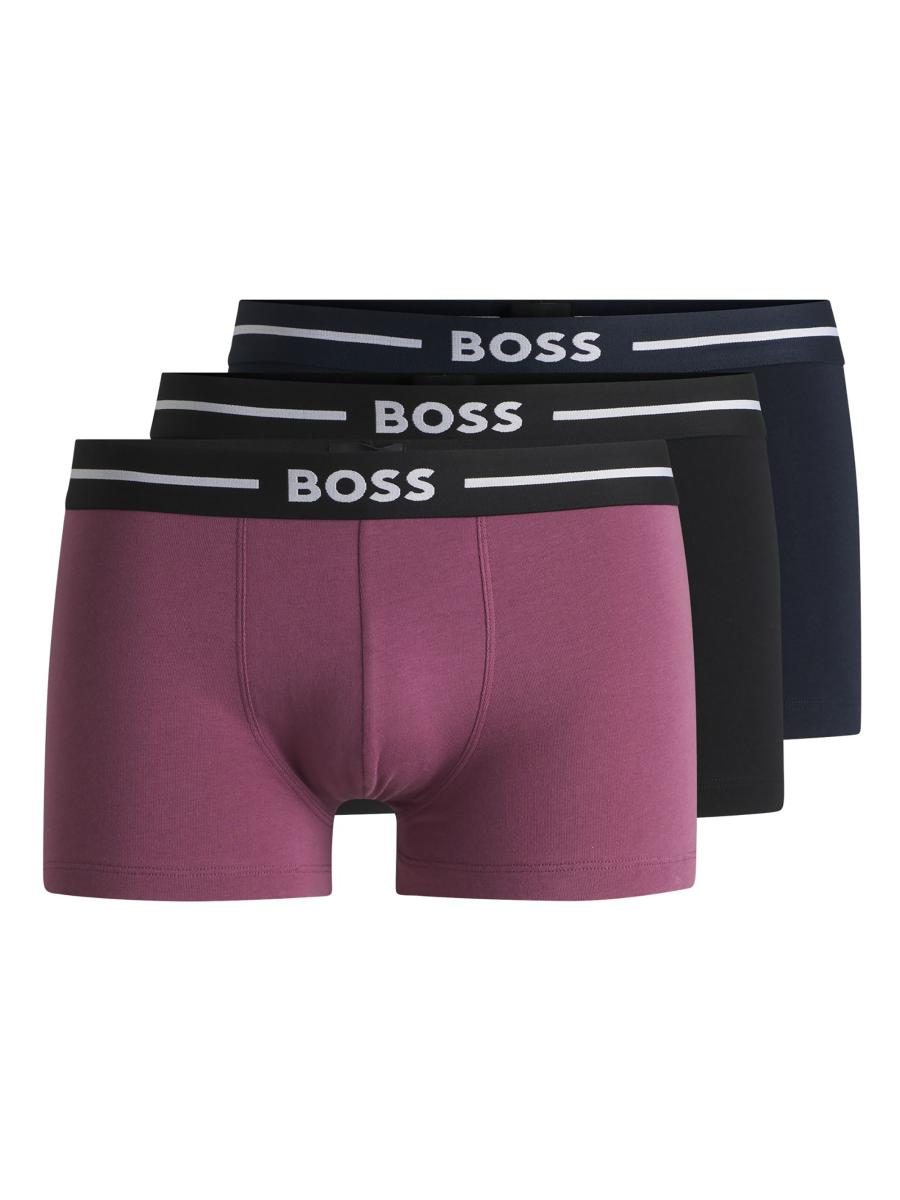BOSS Three-Pack of Stretch-Cotton Trunks | Saks Fifth Avenue