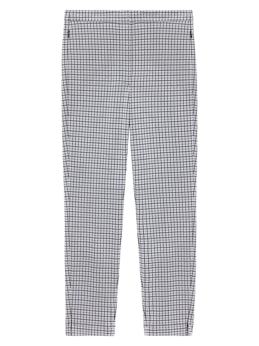 Theory Grid High-Rise Tapered Pants | Saks Fifth Avenue