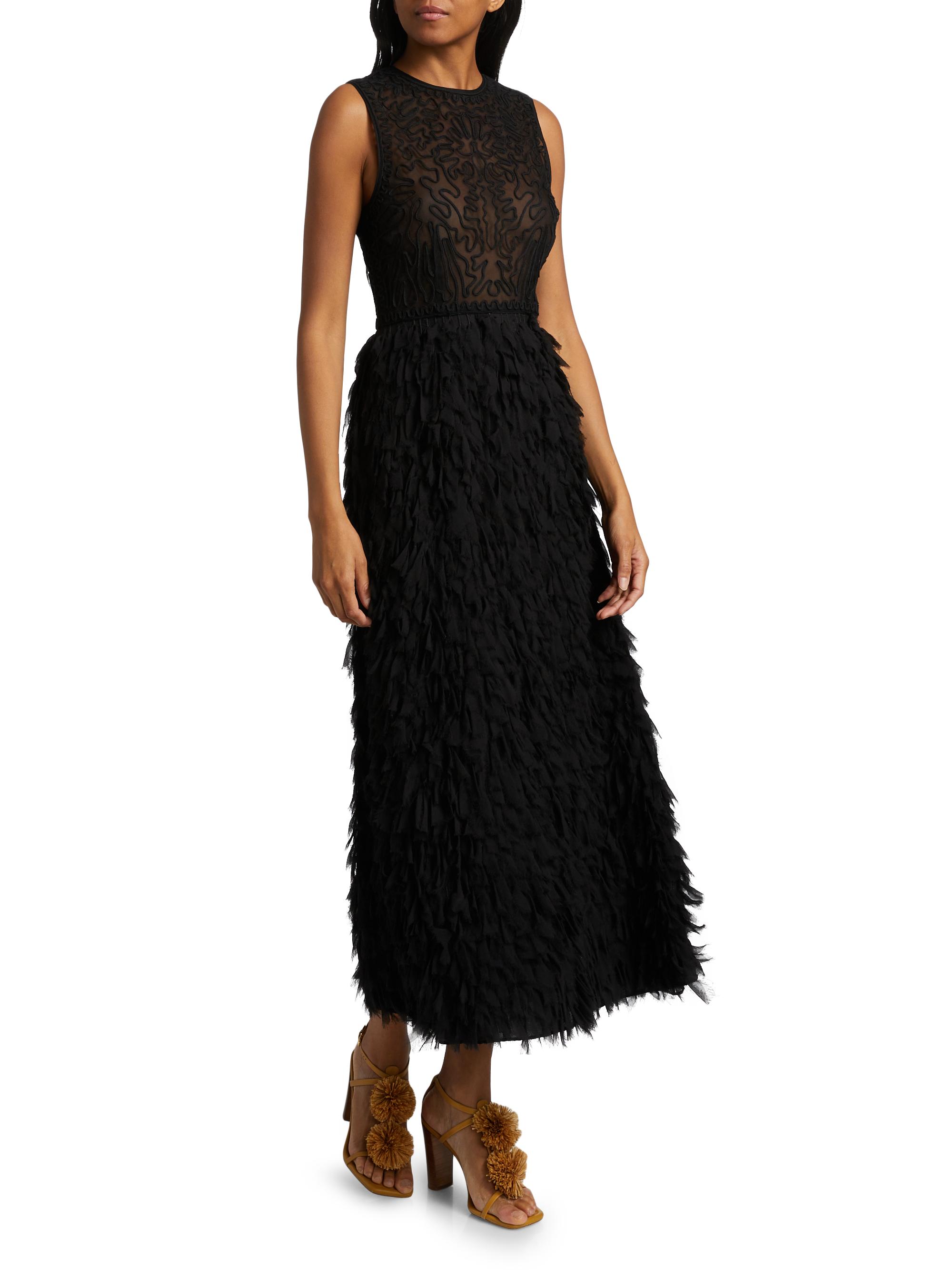 Ulla Johnson Lara Lace Fringe Cocktail Dress | Saks Fifth Avenue