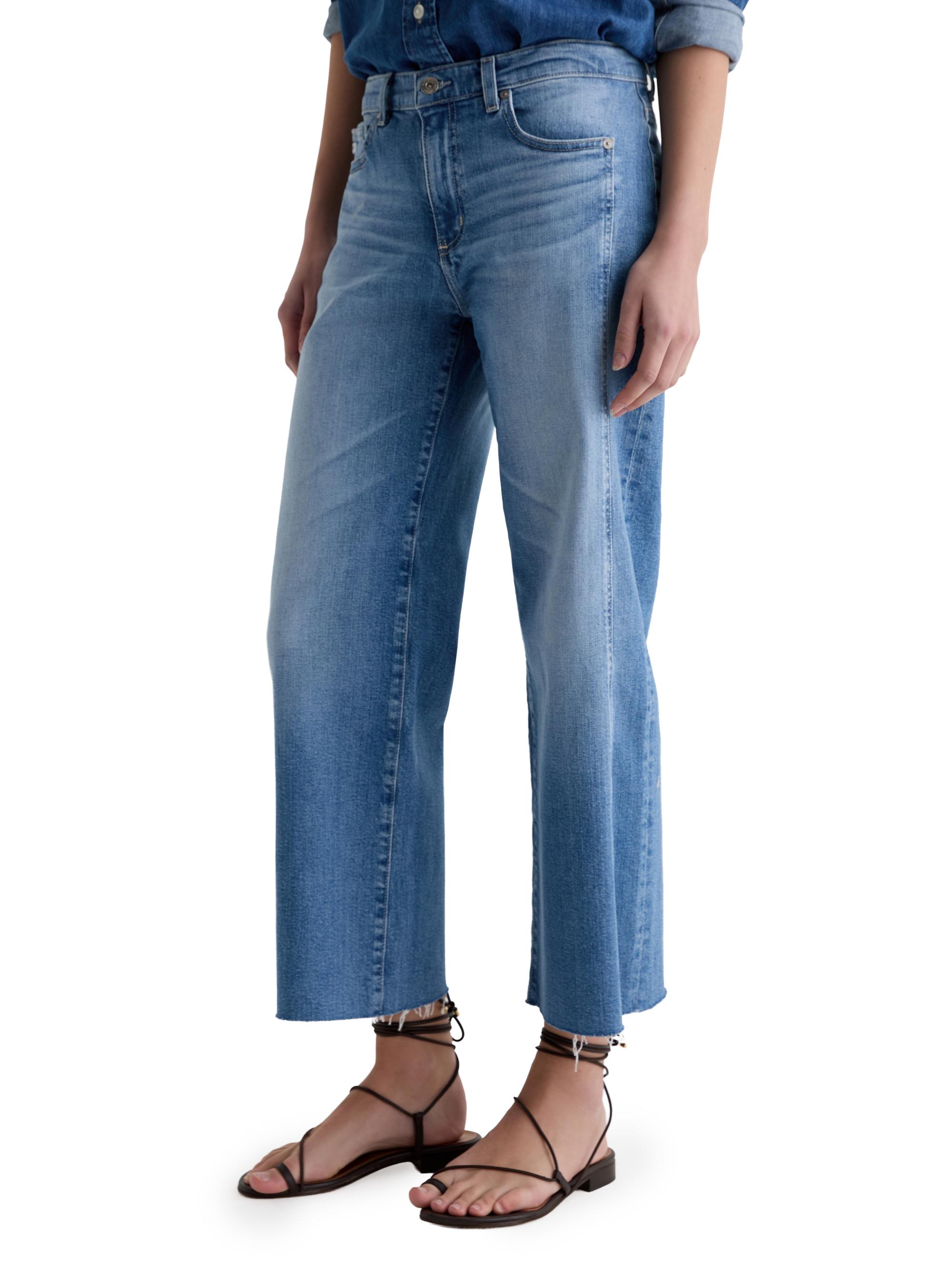 AG Jeans Saige Wide-Leg Crop Jeans | Saks Fifth Avenue