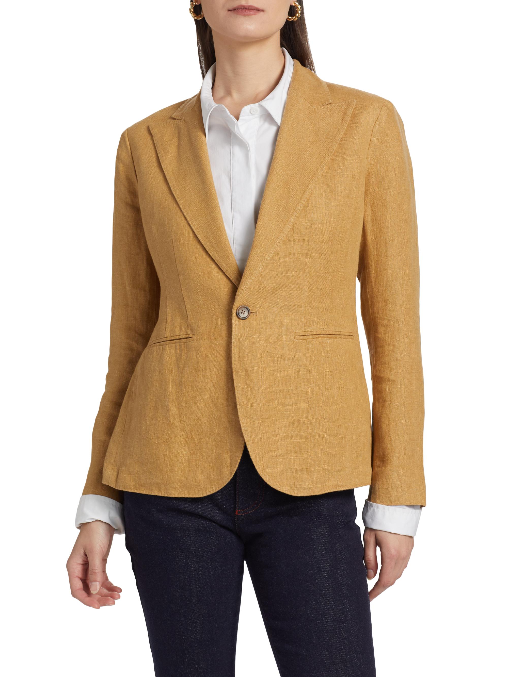 Polo Ralph Lauren Linen Tapered Blazer | Saks Fifth Avenue