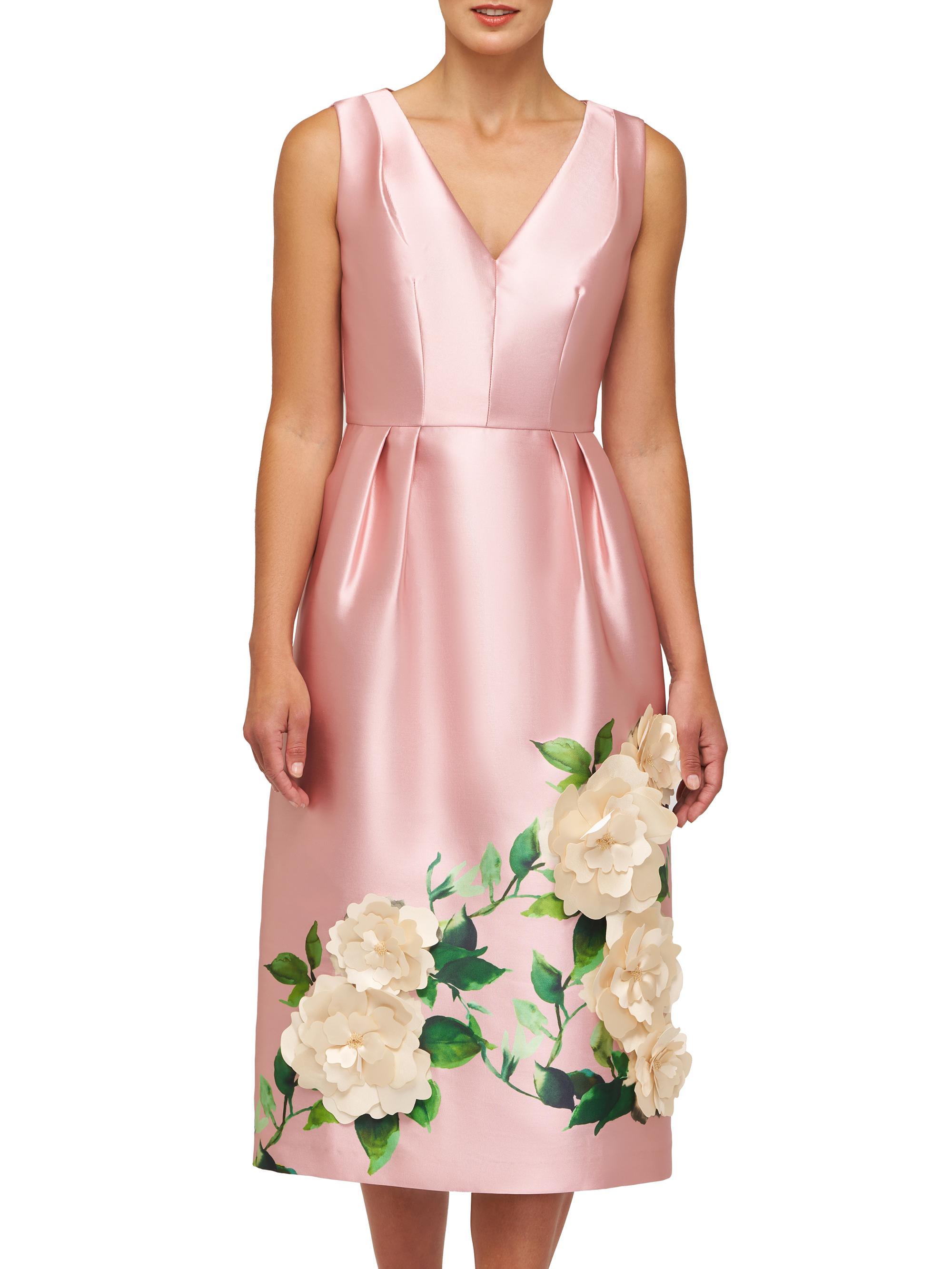 Kay Unger Briella Floral Midi-Dress | Saks Fifth Avenue