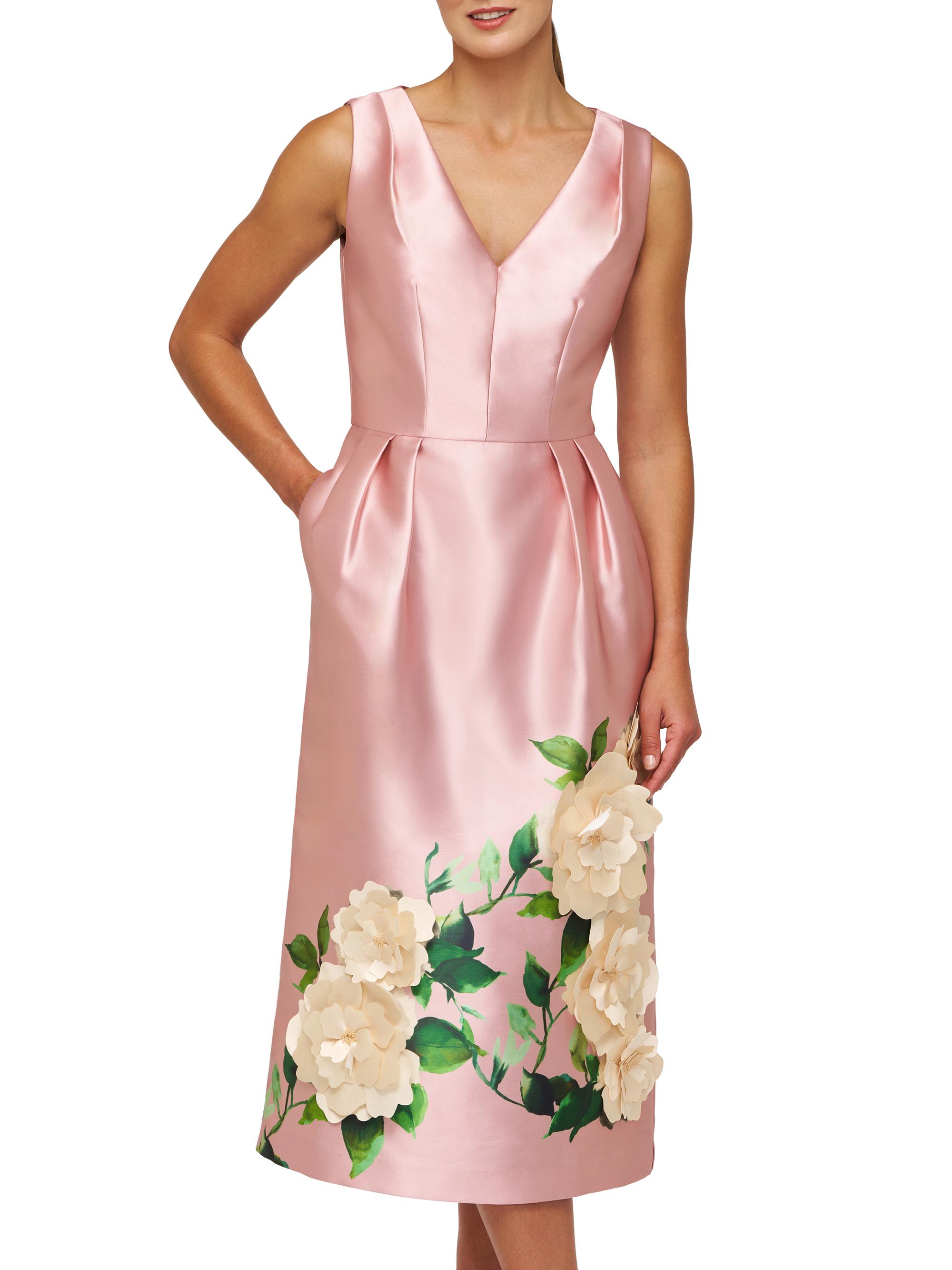 Kay Unger Briella Floral Midi-Dress | Saks Fifth Avenue