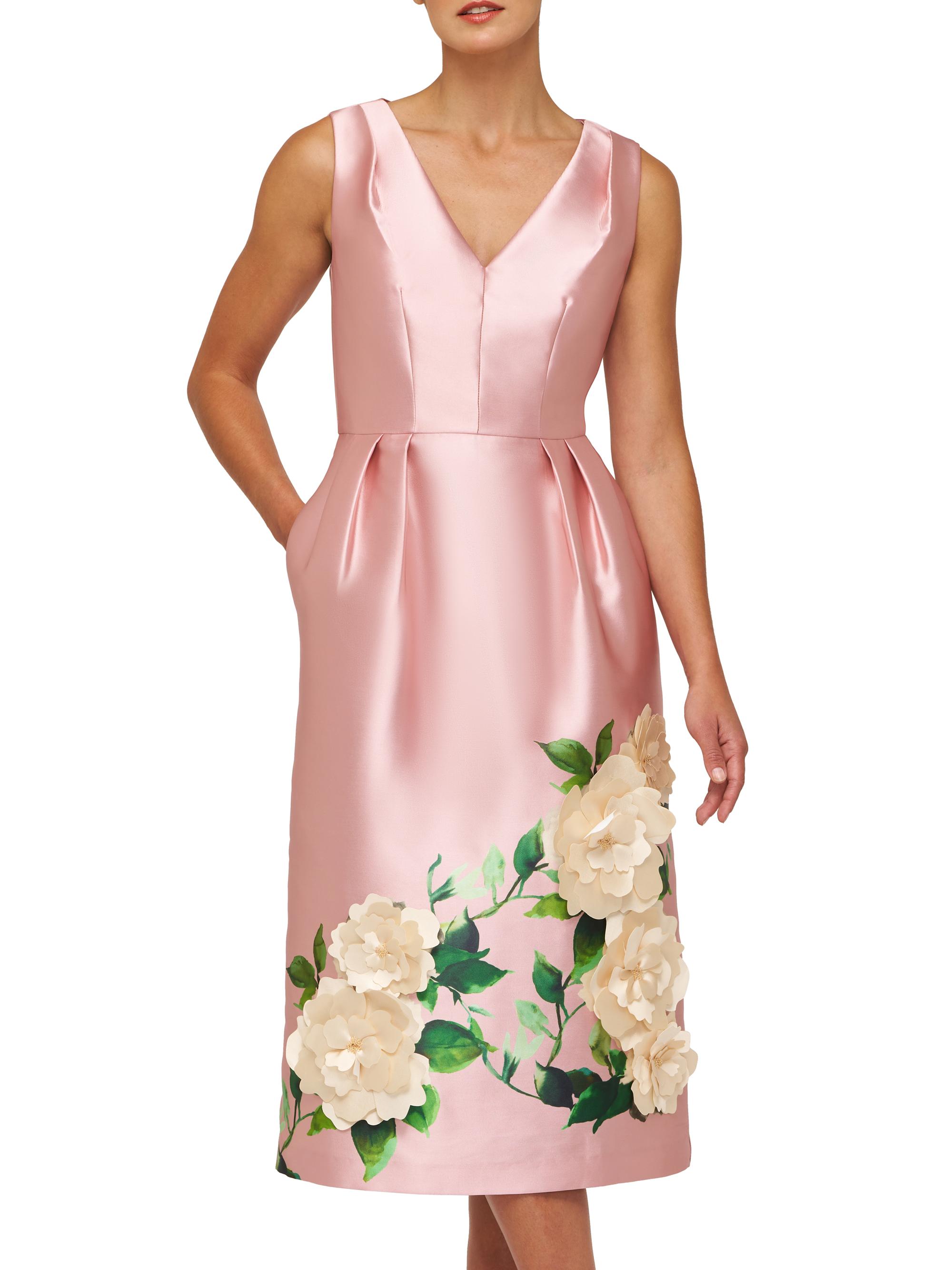 Kay Unger Briella Floral Midi-Dress | Saks Fifth Avenue