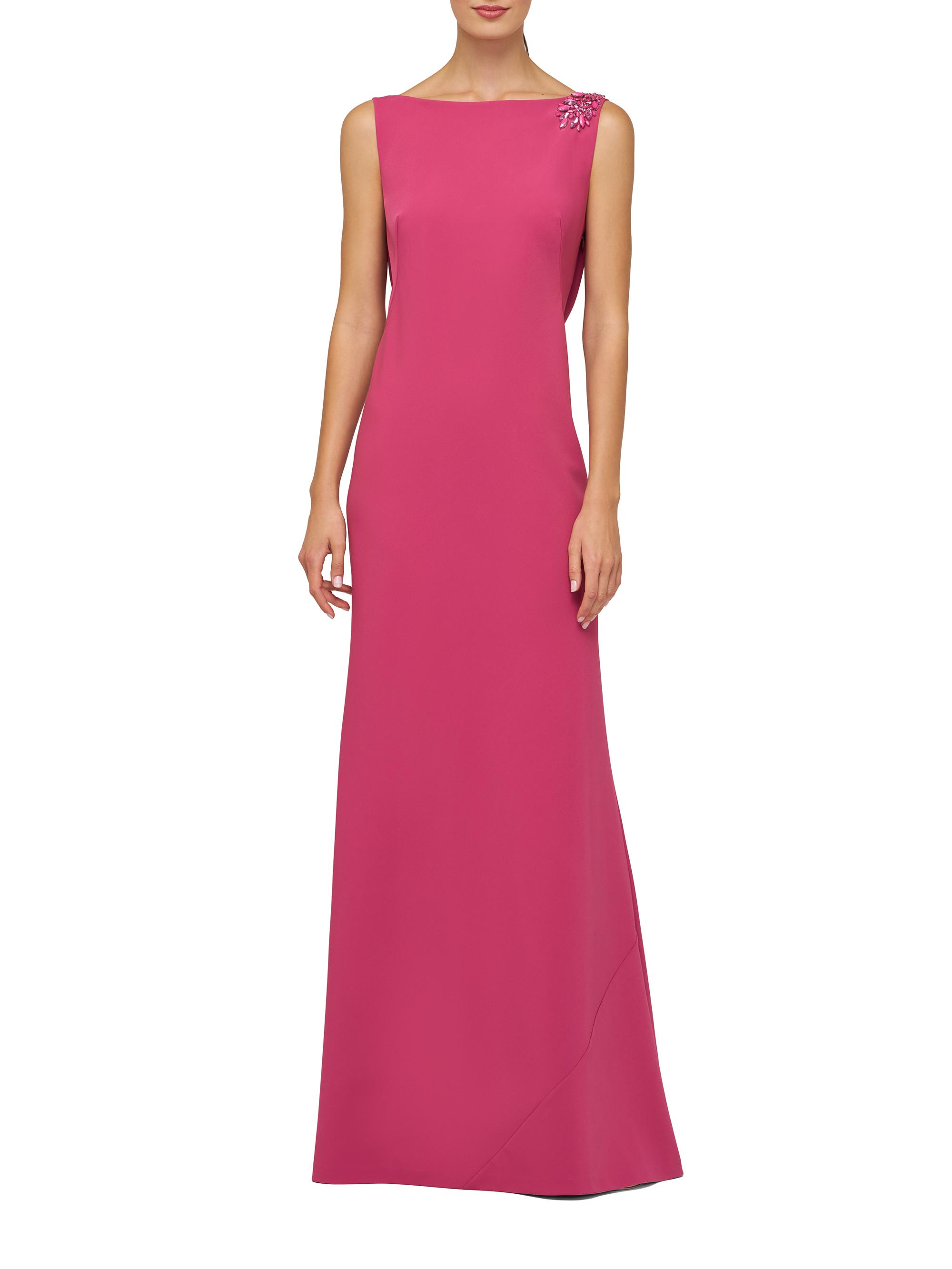 Kay Unger Pippa Crepe Cowlback Gown | Saks Fifth Avenue