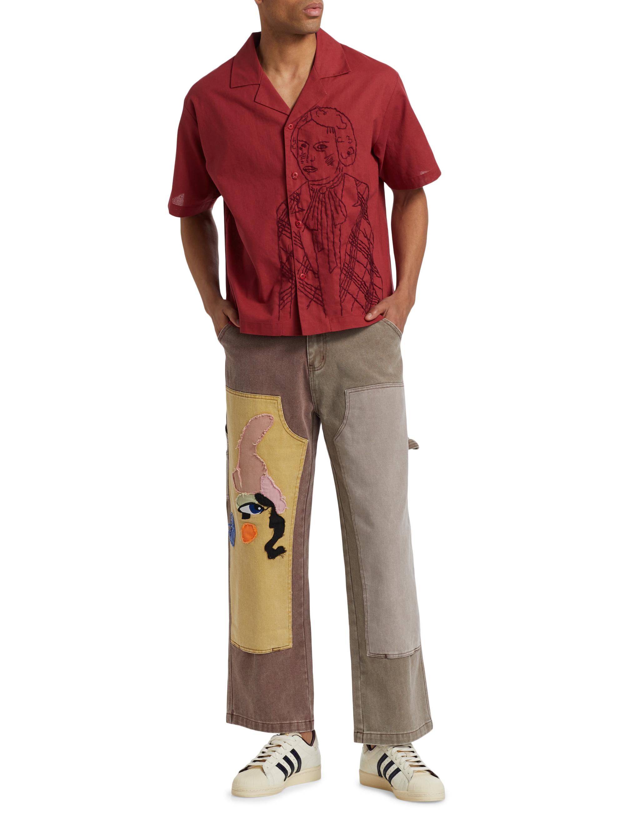 KidSuper Hand-Stitched Woman Shirt | Saks Fifth Avenue