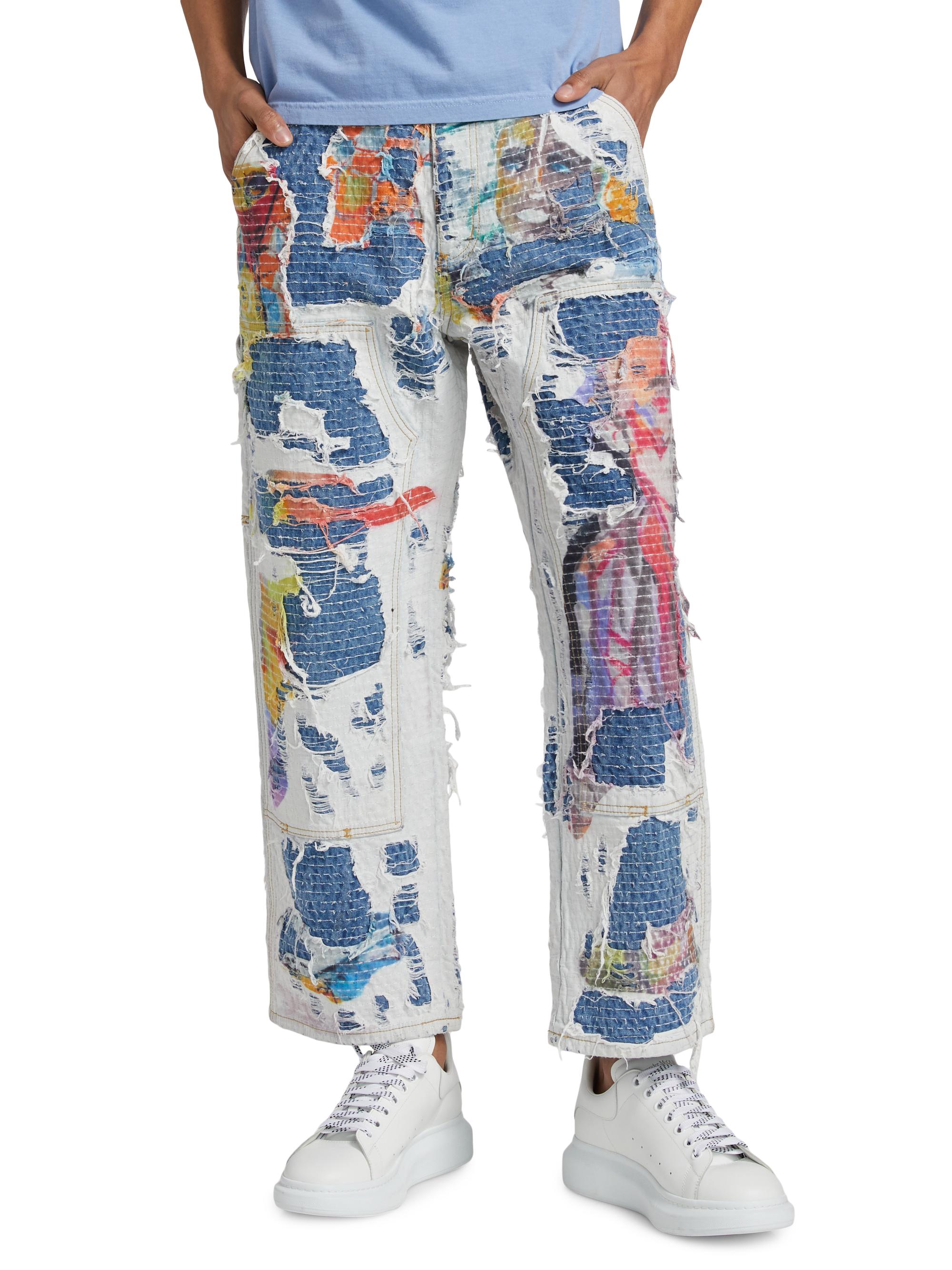 KidSuper Stitched Double Knee Pants | Saks Fifth Avenue