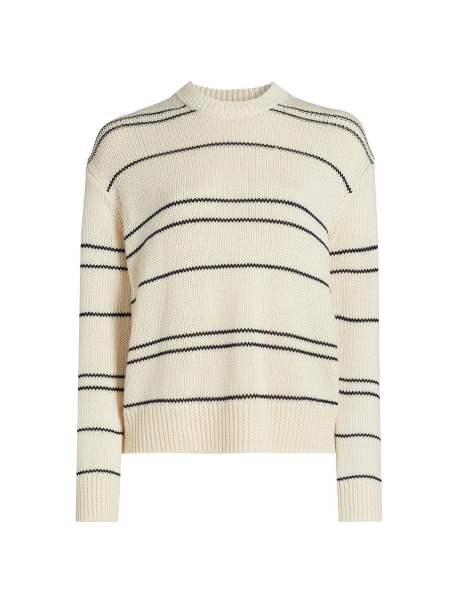 Vince Variegated Striped Crewneck Sweater | Saks Fifth Avenue