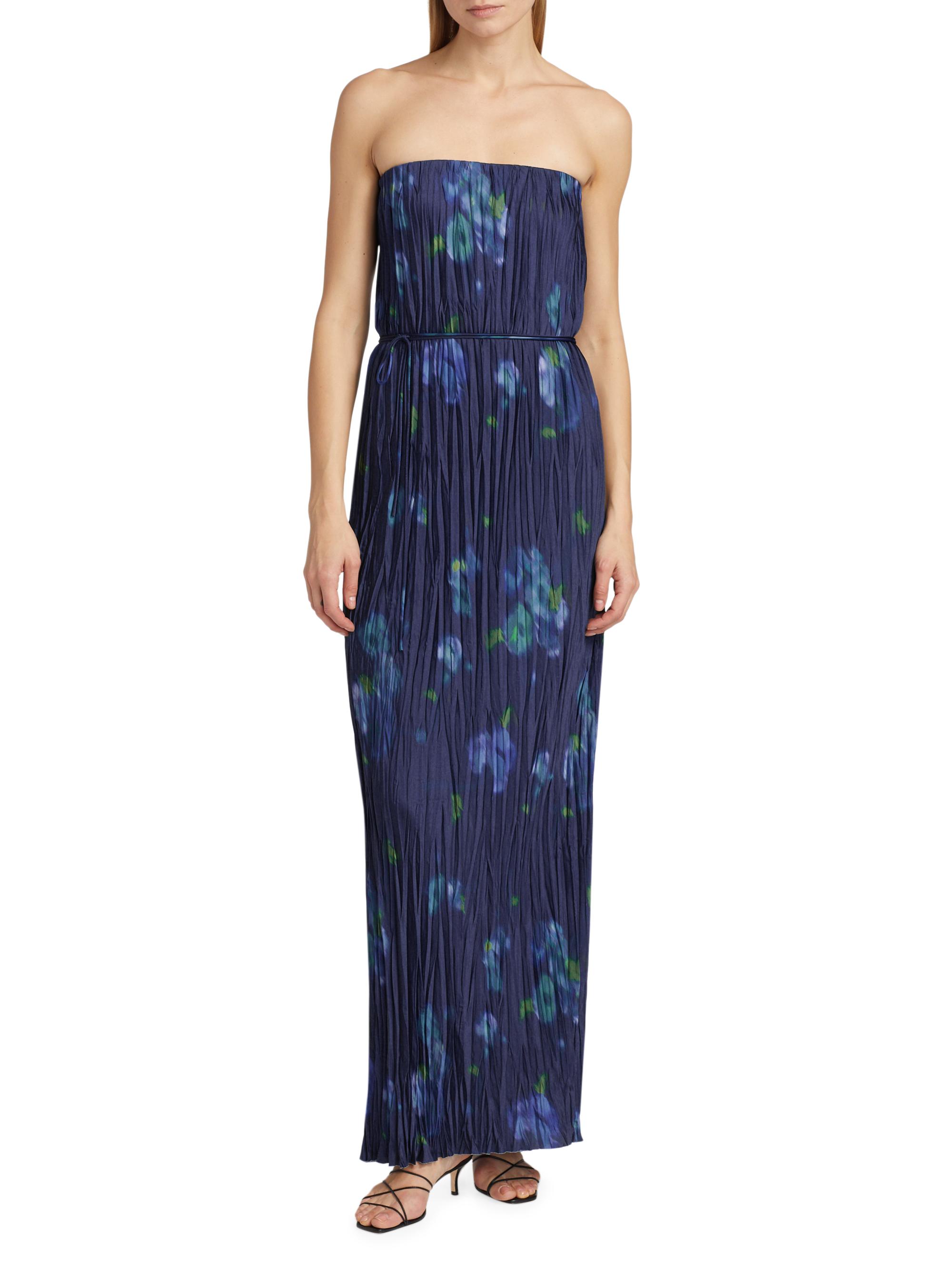 Vince Poppy Blur Crushed Column Dress | Saks Fifth Avenue