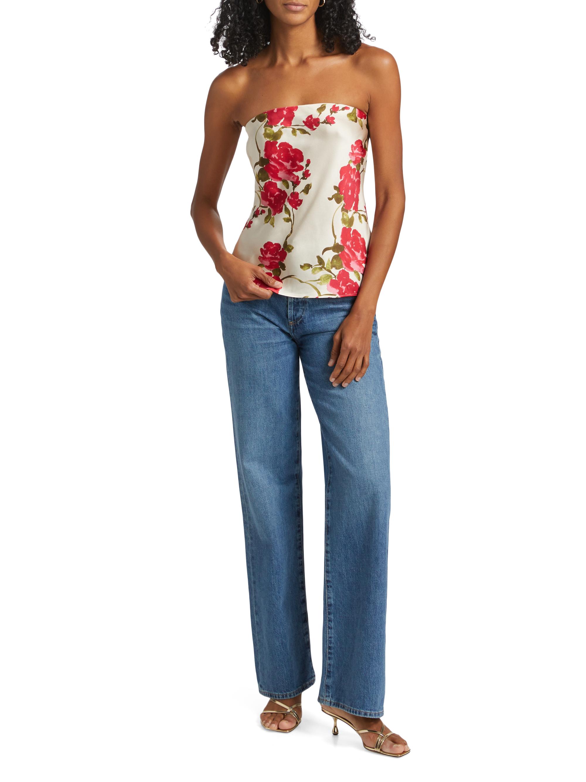 Cami NYC Prima Silk Strapless Top | Saks Fifth Avenue