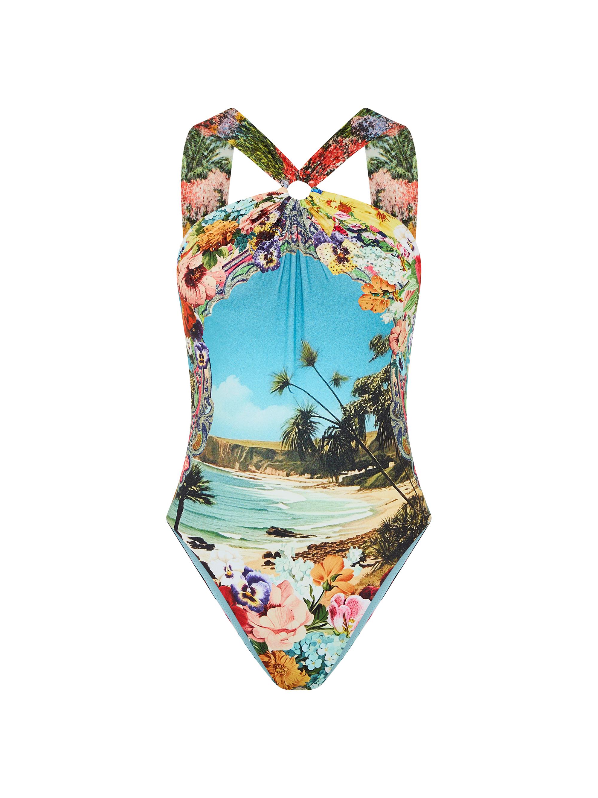 Camilla Bathing Bombshell Highneck One-Piece Swimsuit | Saks Fifth Avenue