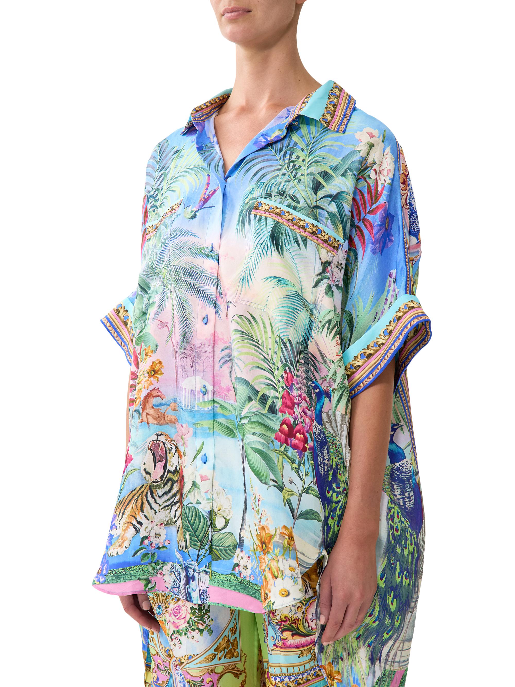 Camilla Spirit of Santa Maria Oversized Silk Tunic | Saks Fifth Avenue