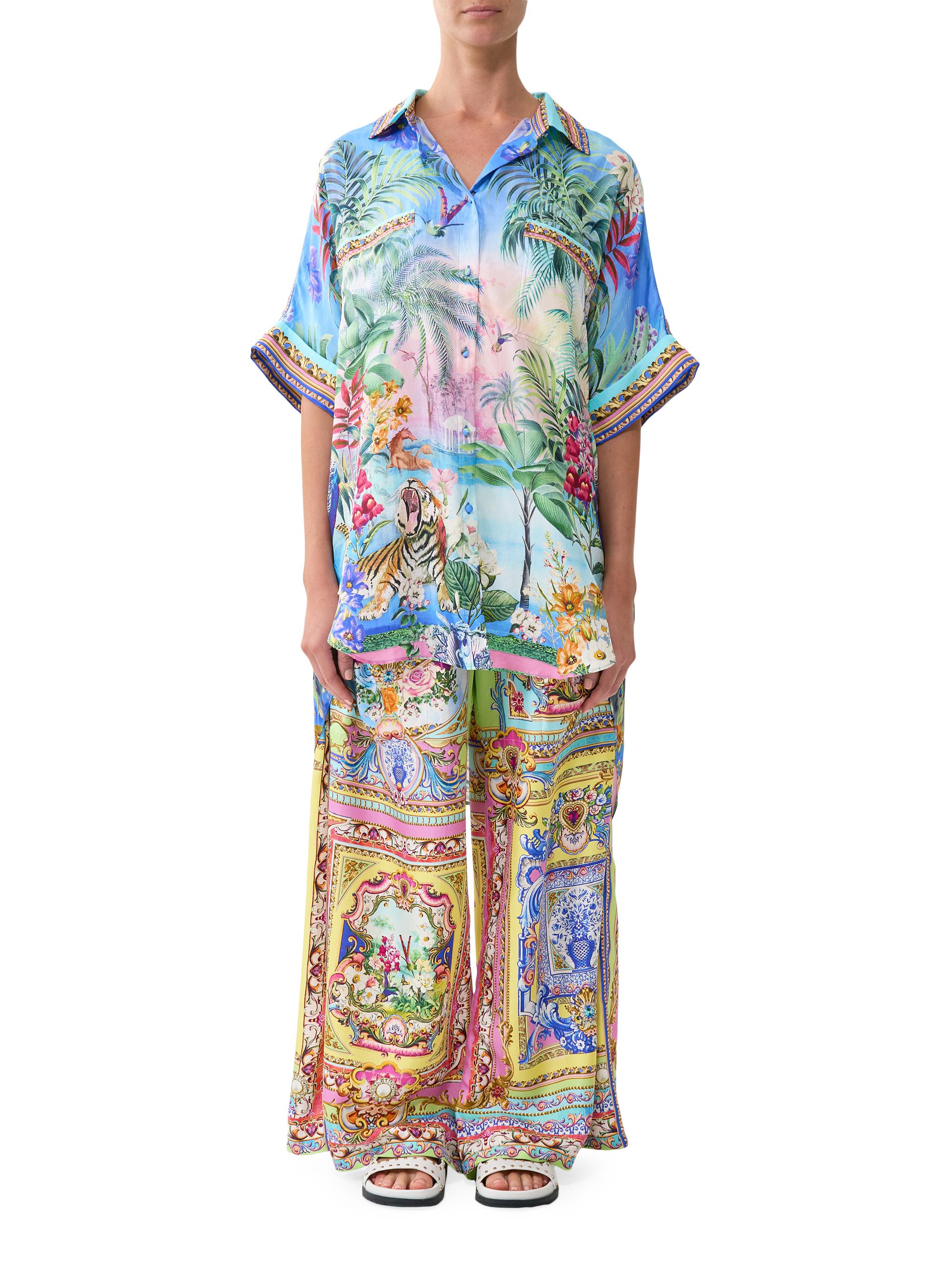 Camilla Spirit of Santa Maria Oversized Silk Tunic | Saks Fifth Avenue