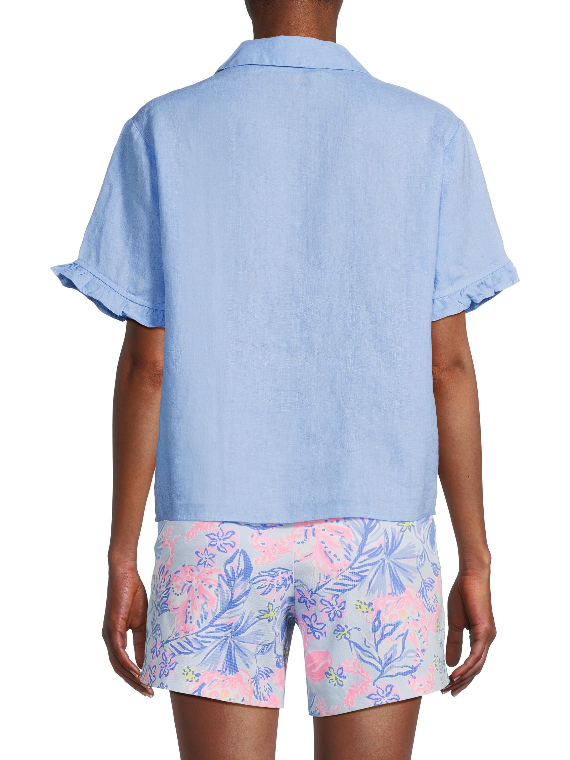 Lilly Pulitzer Carden Ruffle Top | Saks Fifth Avenue