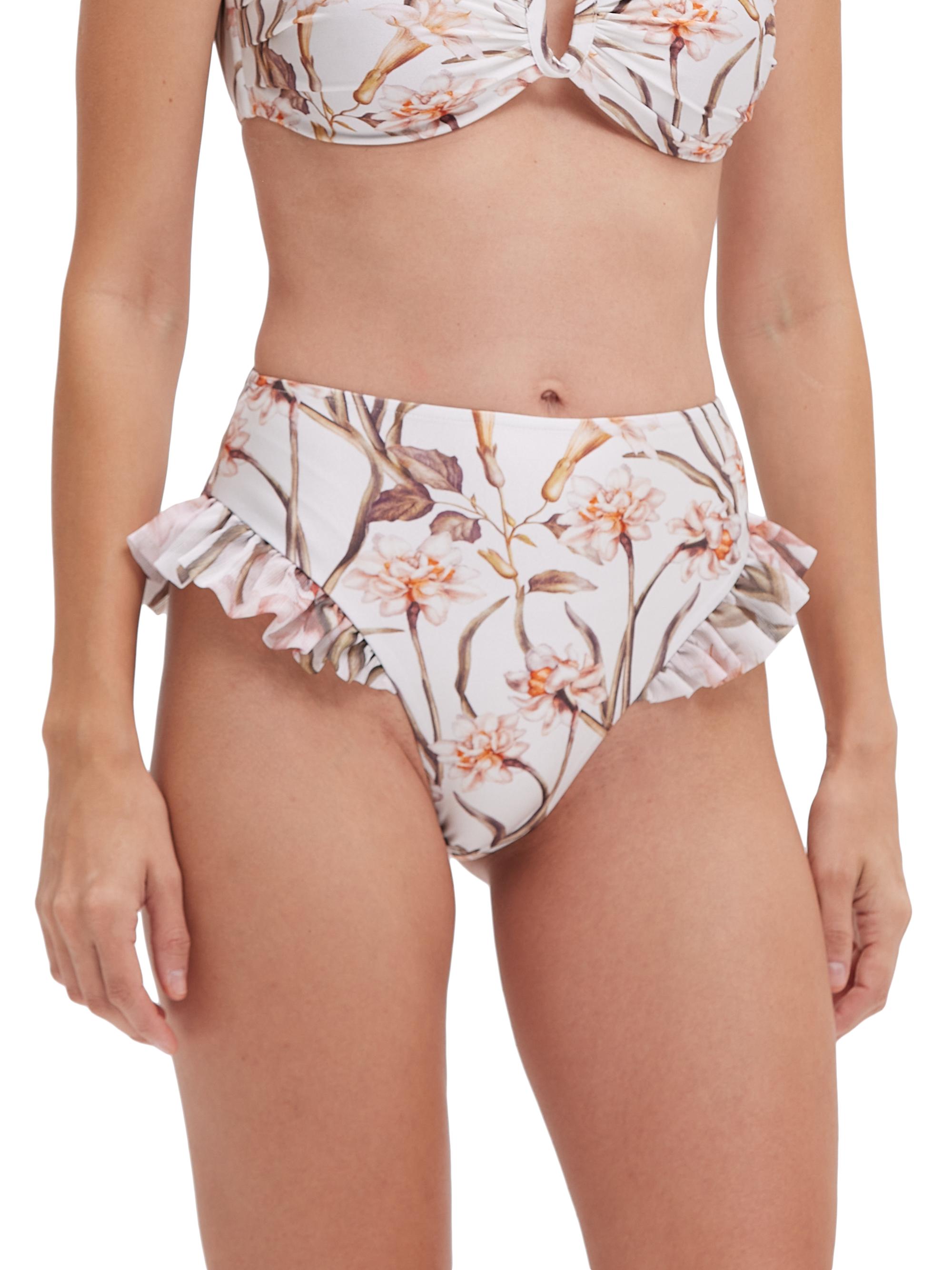 PatBO Botanic Retro Flutter Bikini Bottom | Saks Fifth Avenue