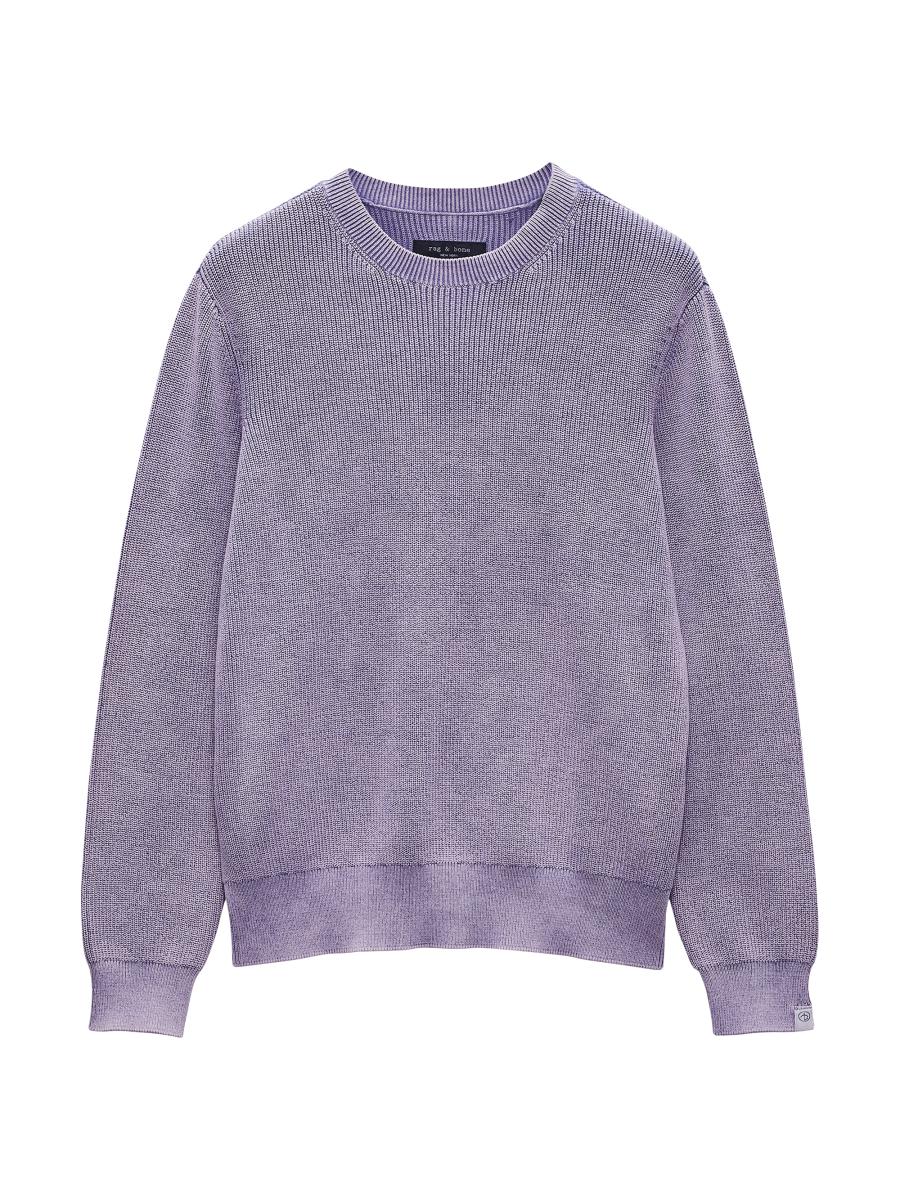 Shop rag & bone Dexter Ribbed Crewneck Sweater | Saks Fifth Avenue