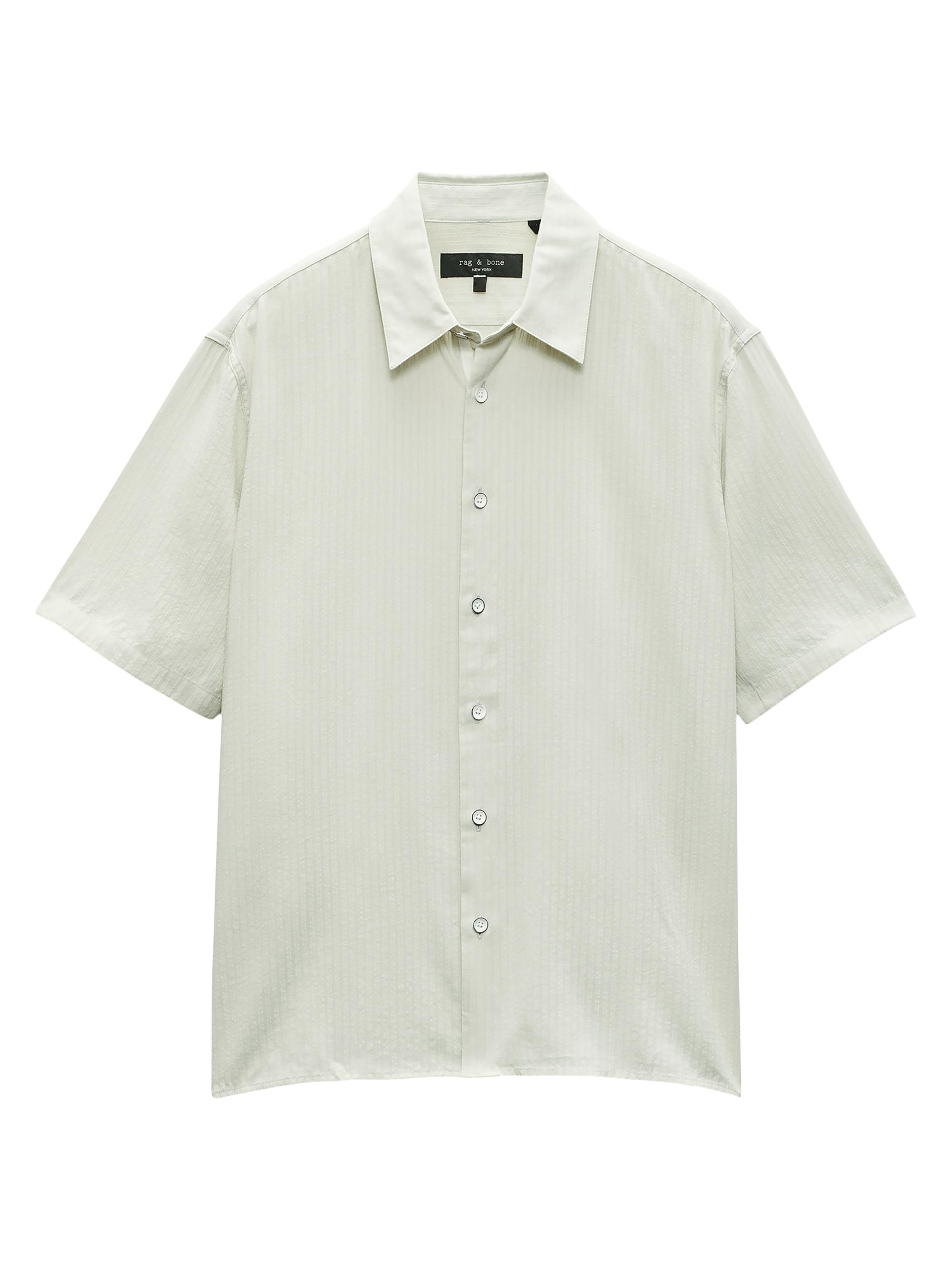 rag & bone Dalton Dobby Short-Sleeve Shirt | Saks Fifth Avenue