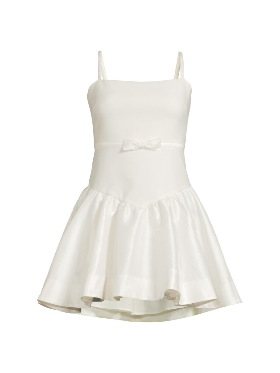 Likely Drop 7 Edaline Satin-Trimmed Minidress | Saks Fifth Avenue