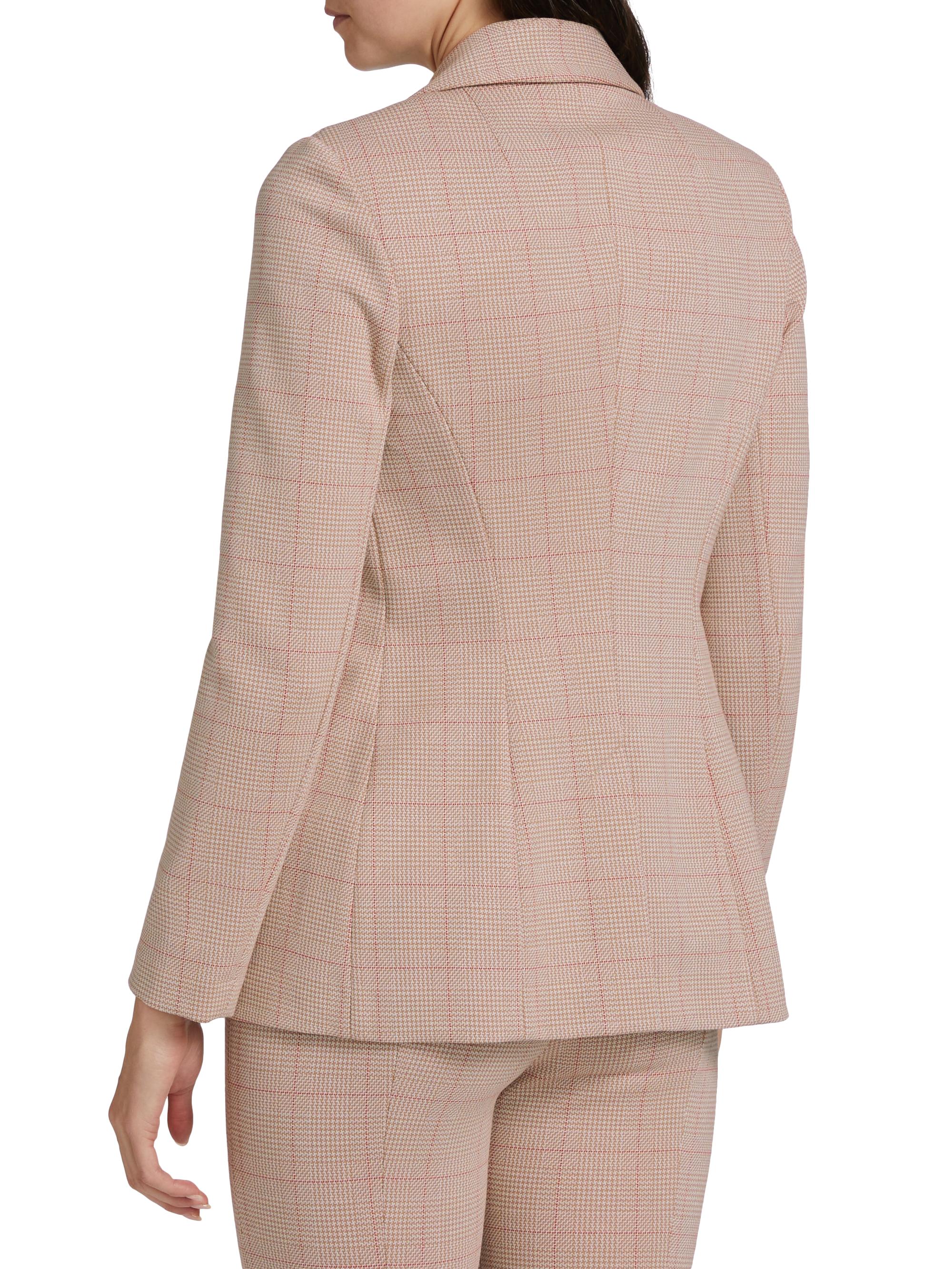 Rosetta Getty Plaid Stretch Cotton Peak-Lapel Jacket | Saks Fifth Avenue