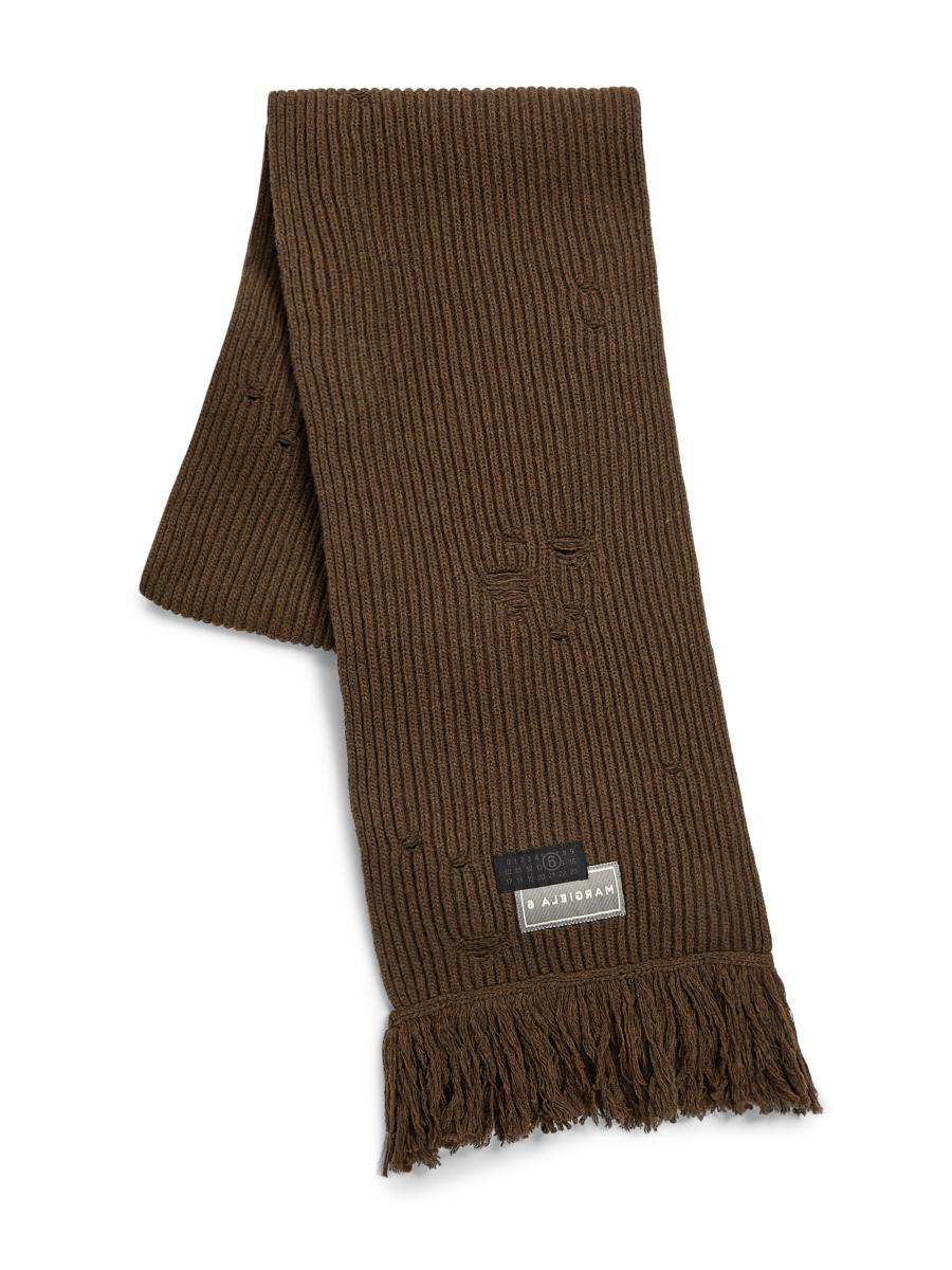 MM6 Maison Margiela Wool-Nylon Knit Scarf | Saks Fifth Avenue