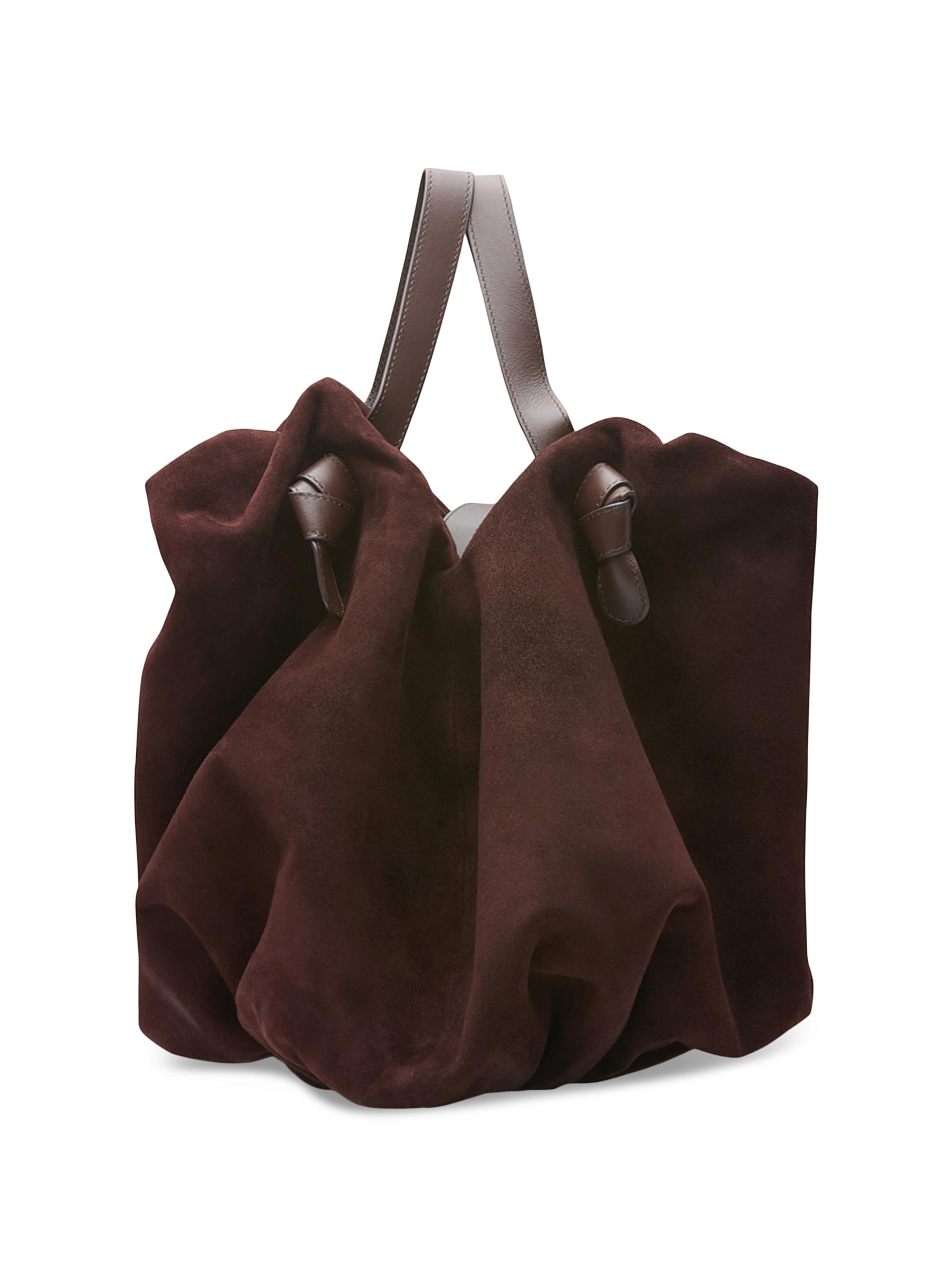 Neous Dumpling Suede & Leather Tote Bag | Saks Fifth Avenue